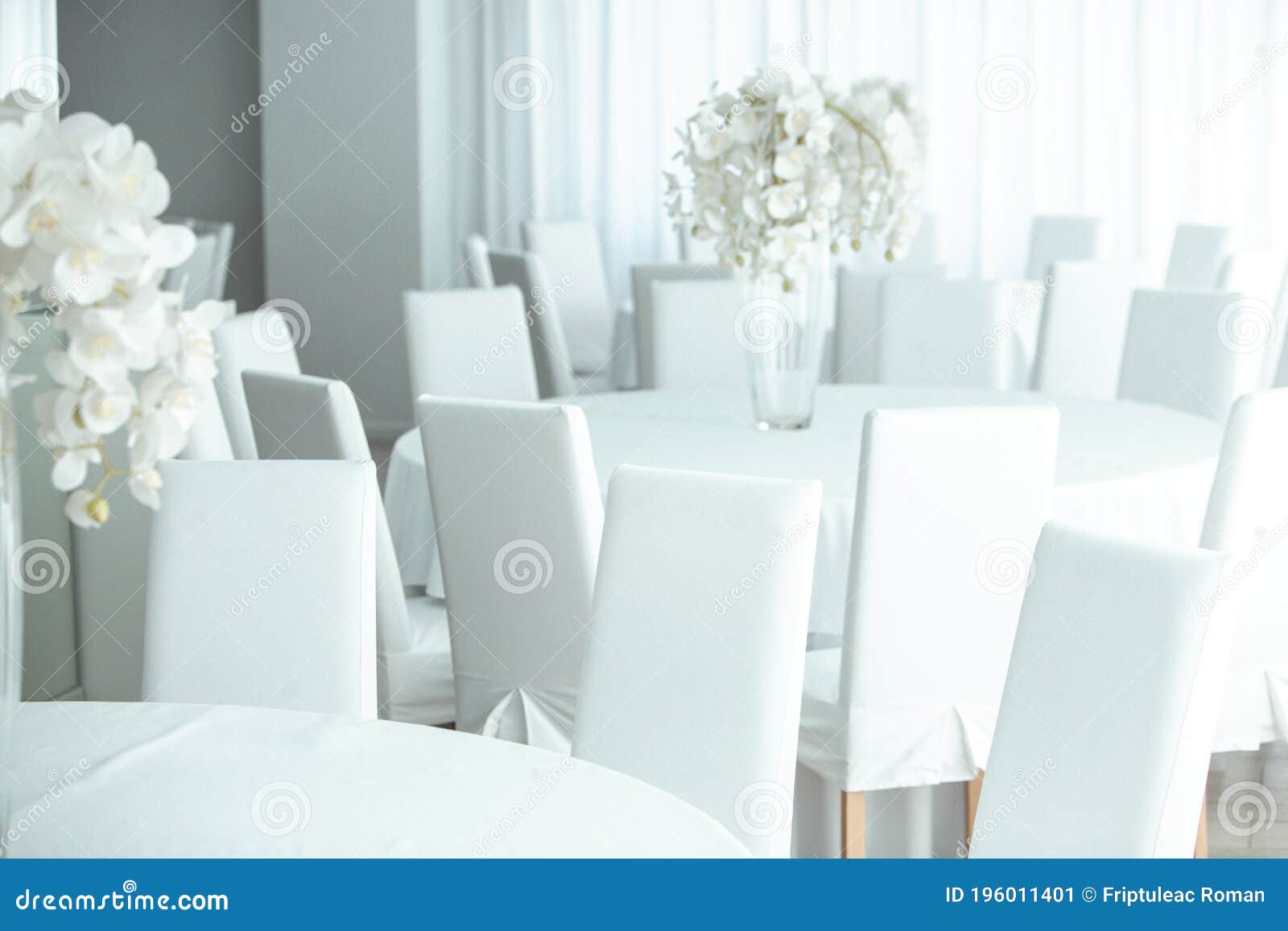 Empty Restaurant Luxury Interior. Stock Image - Image of floor ...