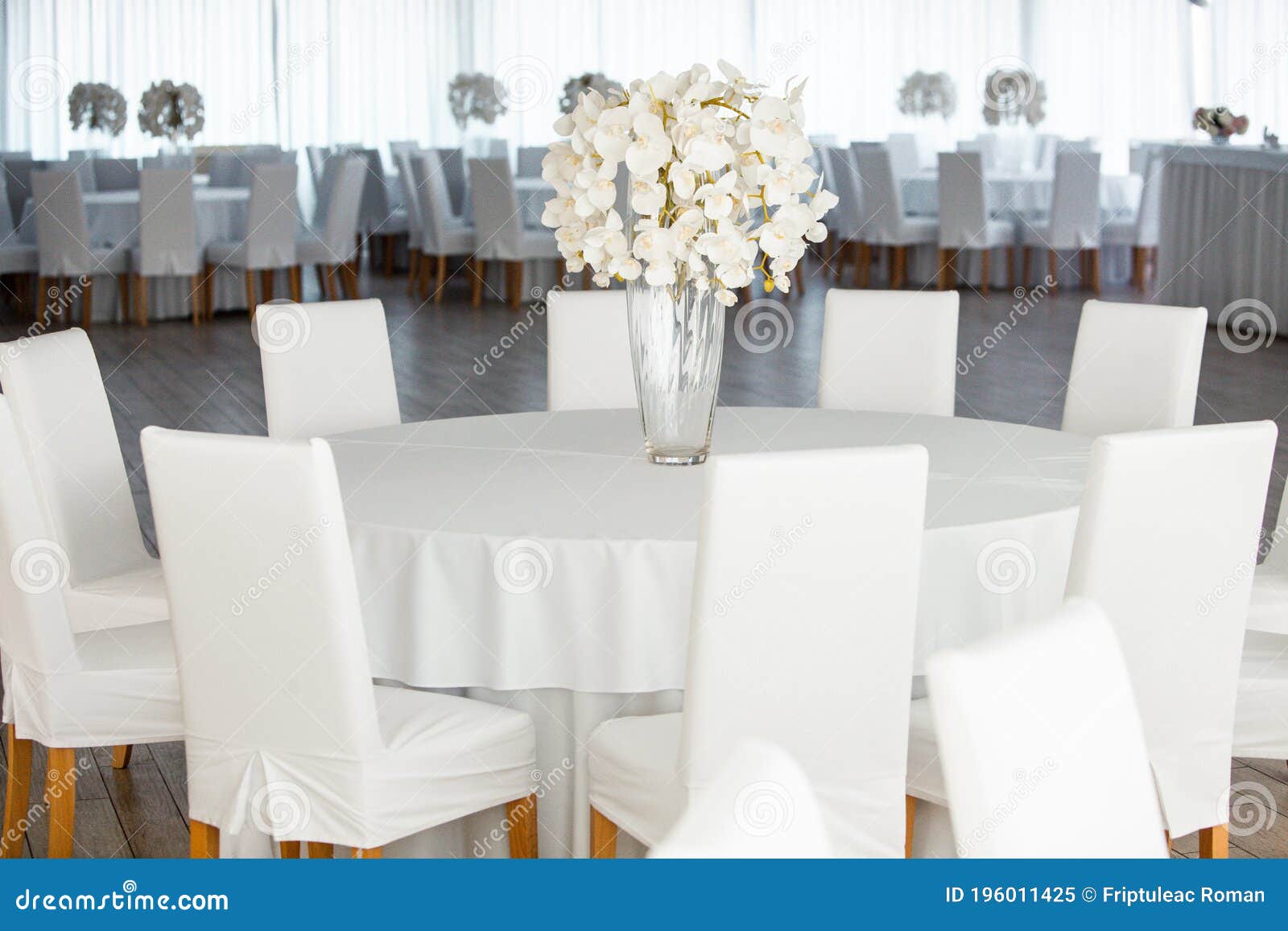 Empty Restaurant Luxury Interior. Stock Image - Image of interior ...