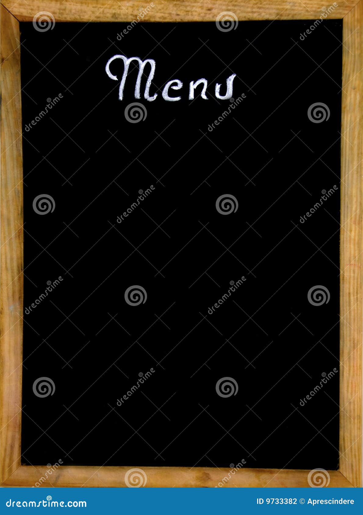 Blank Menu Clipart