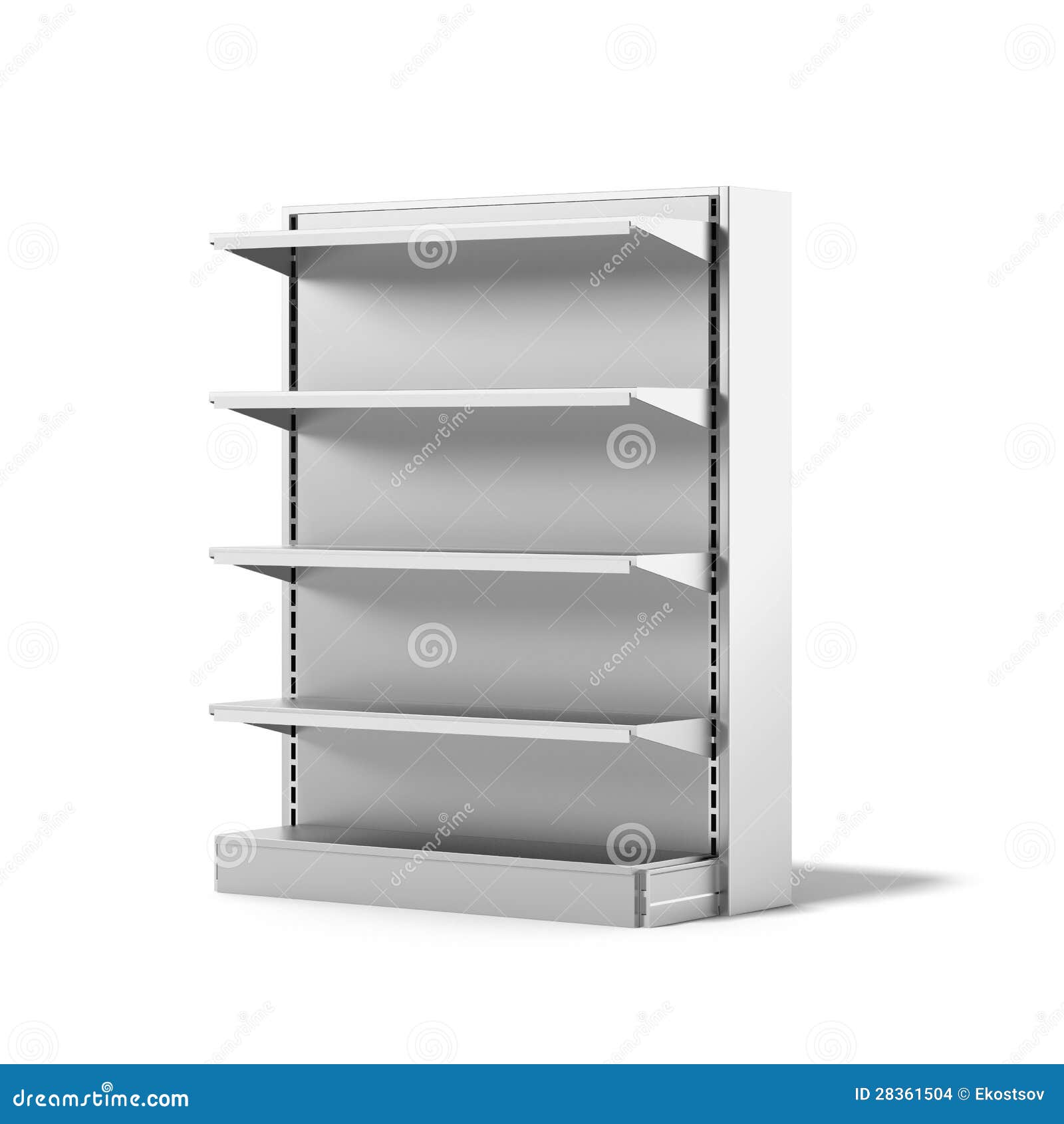 Empty Retail Store Shelf stock illustration. Illustration of shop ...
