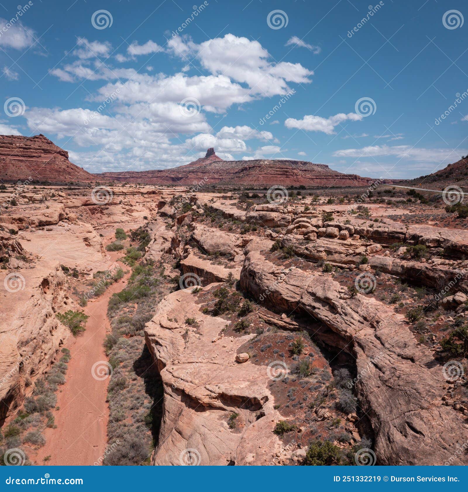 Empty riverbed in Utah stock image. Image of color, empty - 251332219