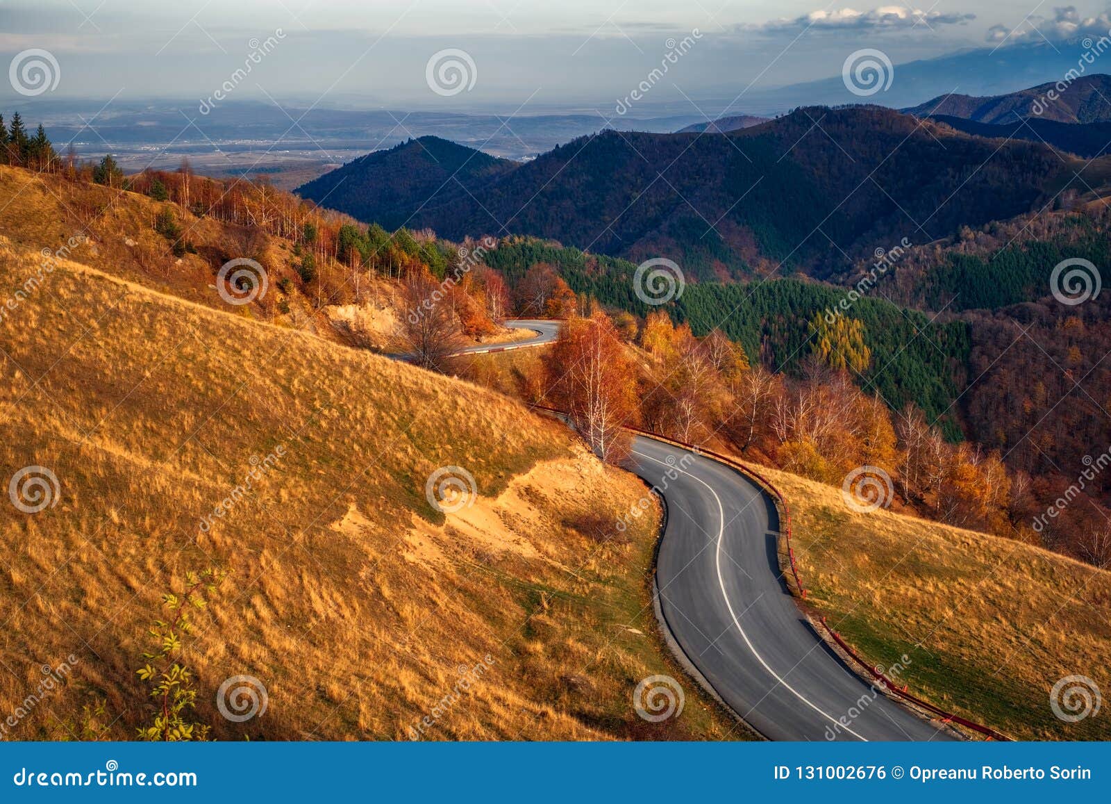 The Empty Road Coming through the Mountains Stock Photo - Image of ...