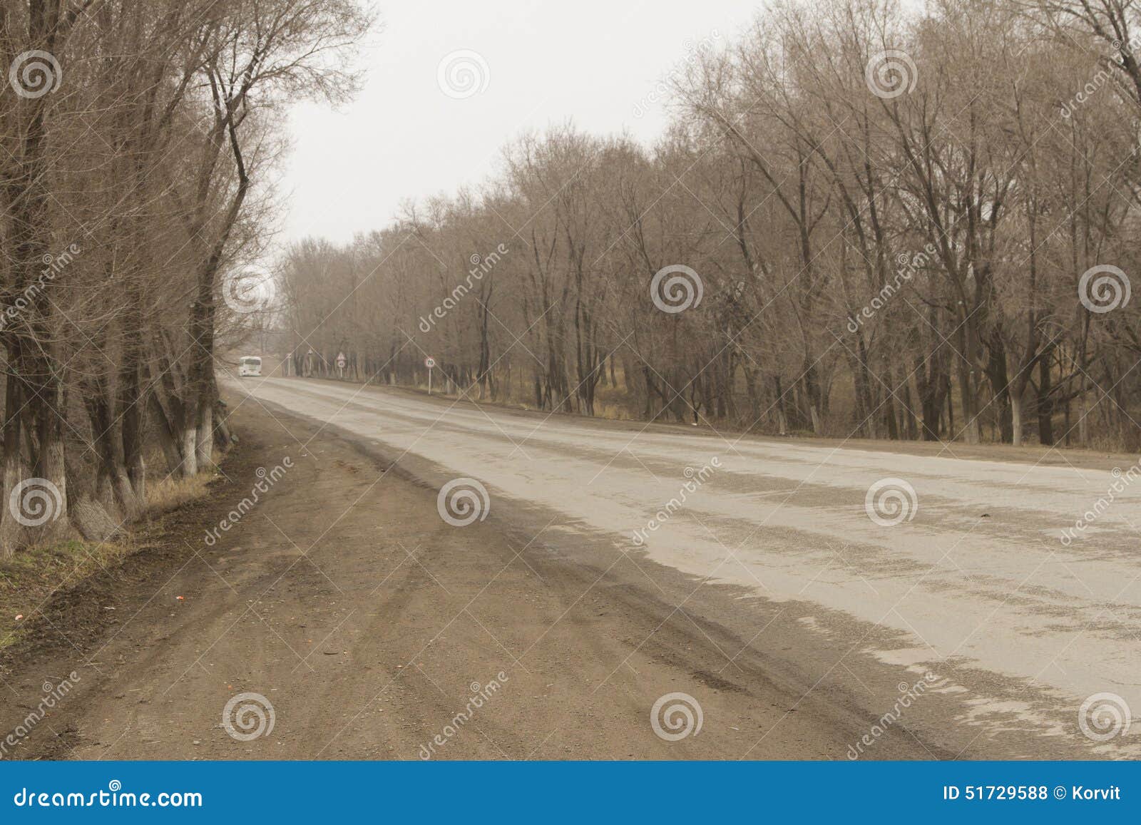 Empty road stock photo. Image of landscapes, actions - 51729588