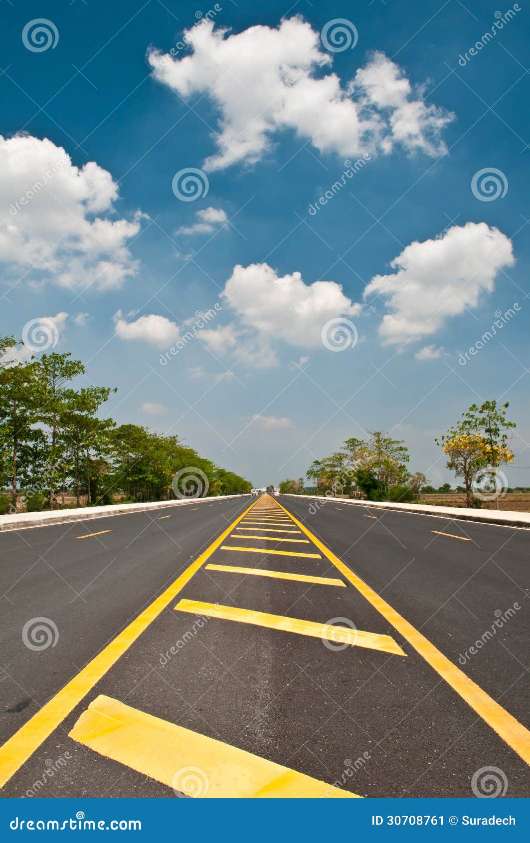 Empty road stock image. Image of direction, door, outdoors - 30708761