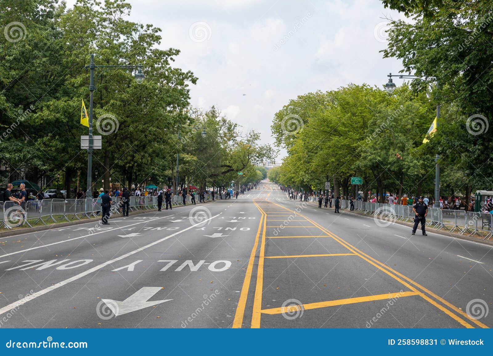 Empty Road at the West Indian Day Parade Carnival in Brooklyn ...