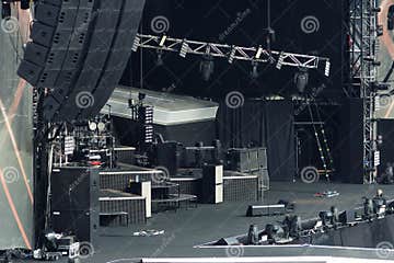 Empty rock concert stage stock image. Image of concert - 67653295