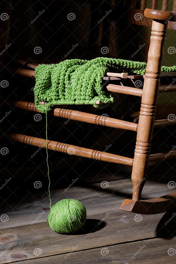 Empty rocker stock image. Image of green, chair, relaxing - 3698397