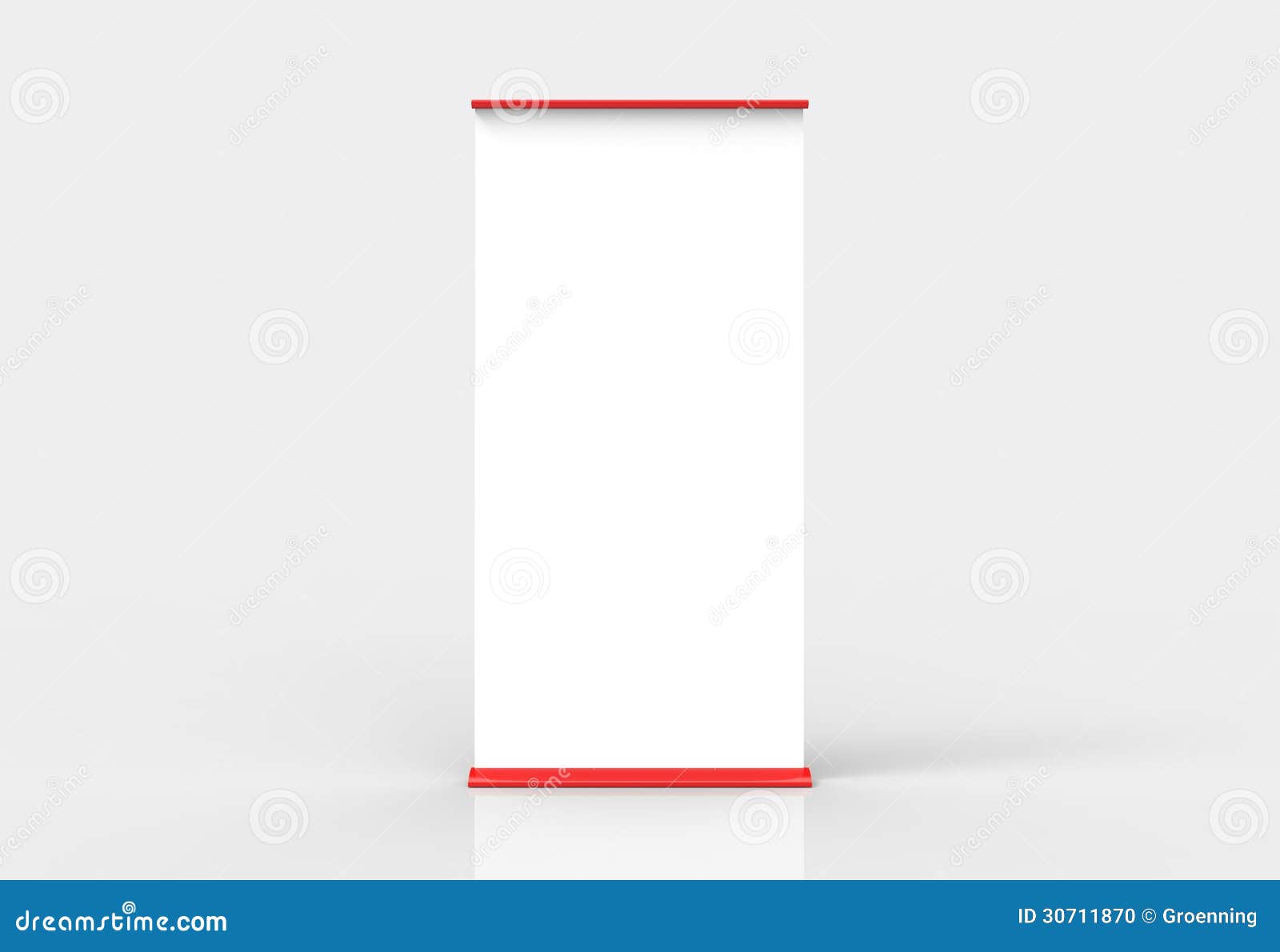 Empty roll up banner stock illustration. Illustration of panel - 30711870