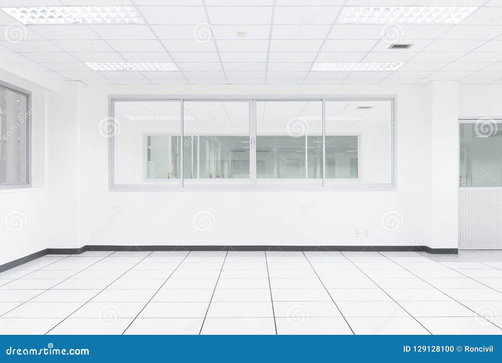 Empty room background stock illustration. Illustration of home - 129128100