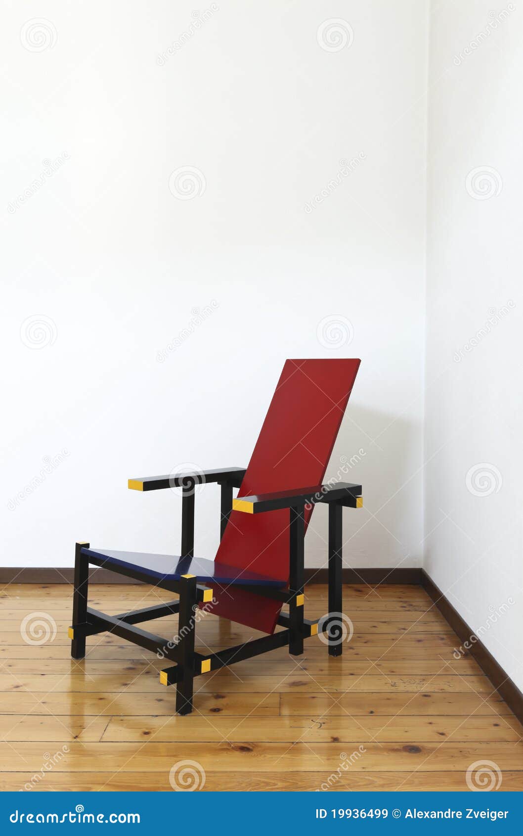 Empty room with chair stock image. Image of perspective - 19936499