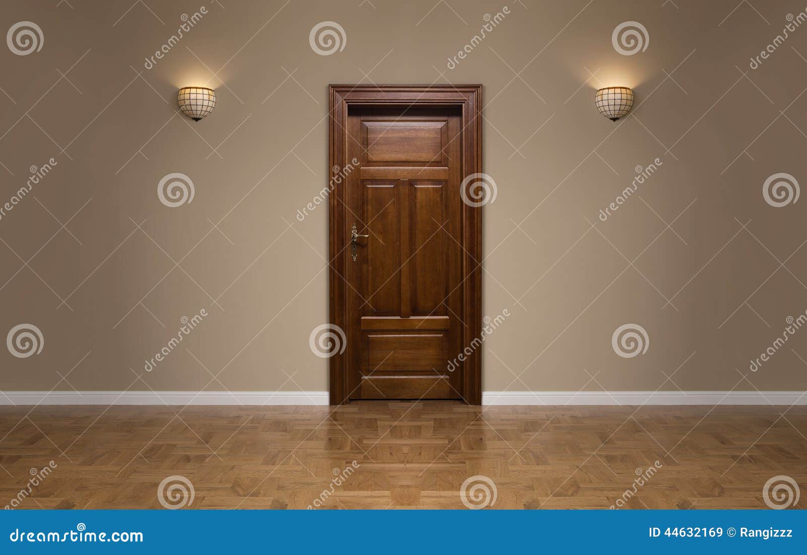 Empty room stock image. Image of living, clean, domestic - 44632169