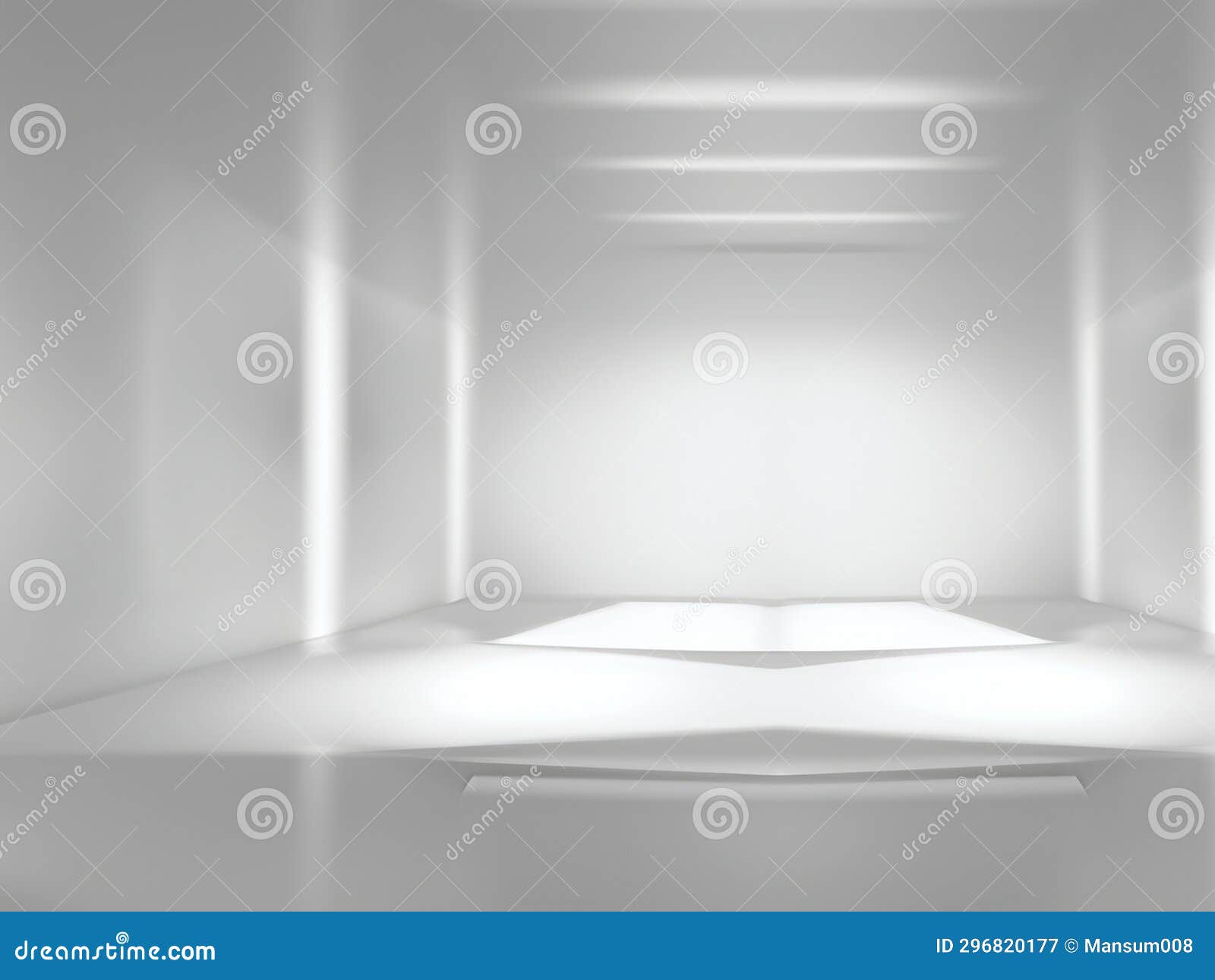 Empty Room with Floor, Empty Space for Your Design Stock Illustration ...