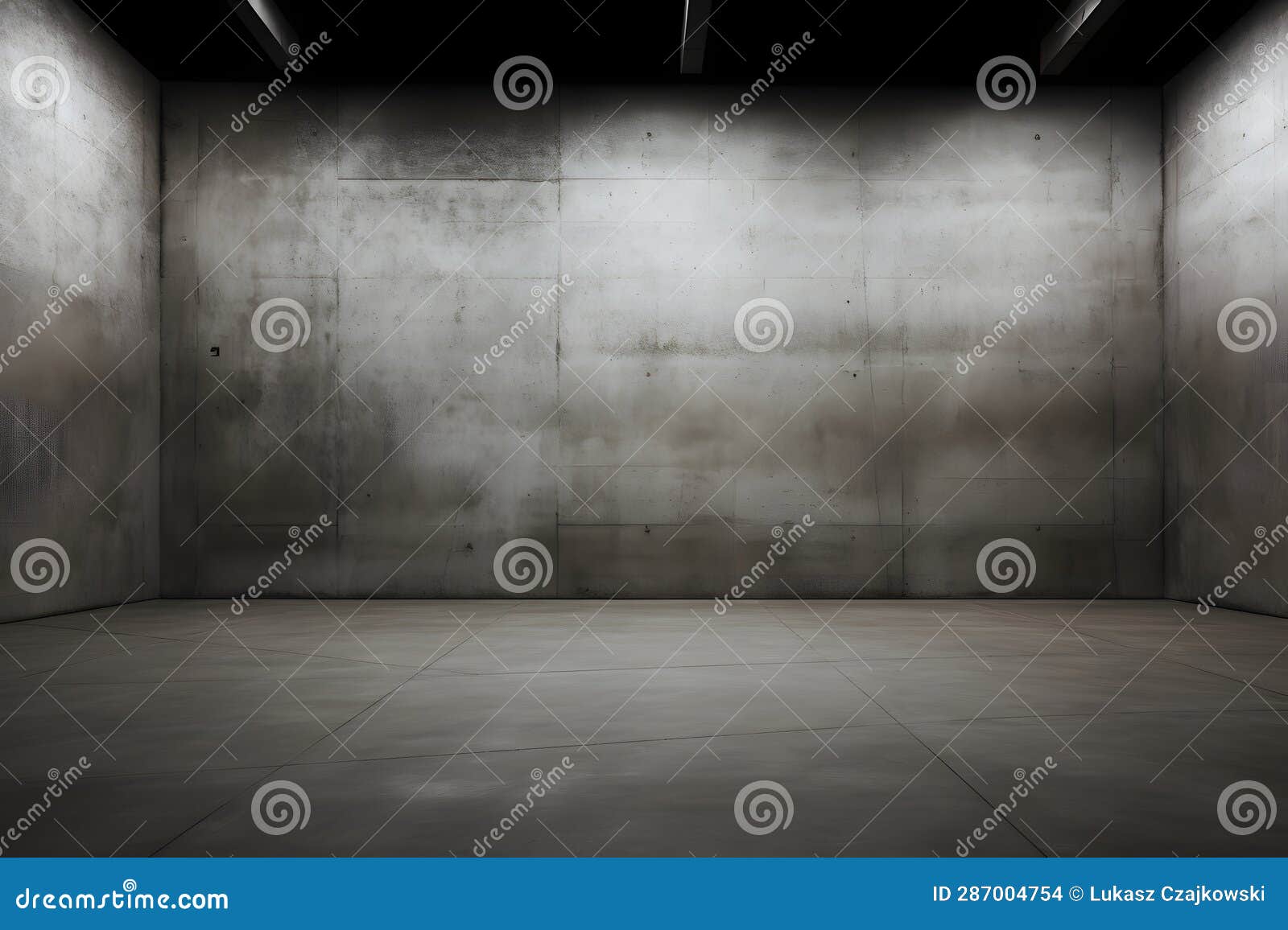 Empty Room Gray Cement Crack Wall Texture Generative Ai Stock ...