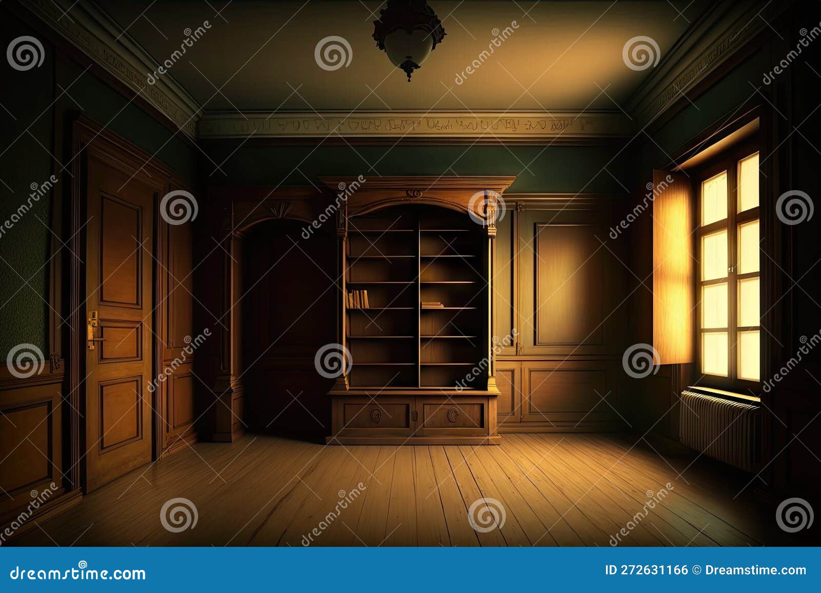 Empty Room with a Hidden Cache of Valuable Items, Waiting To Be ...