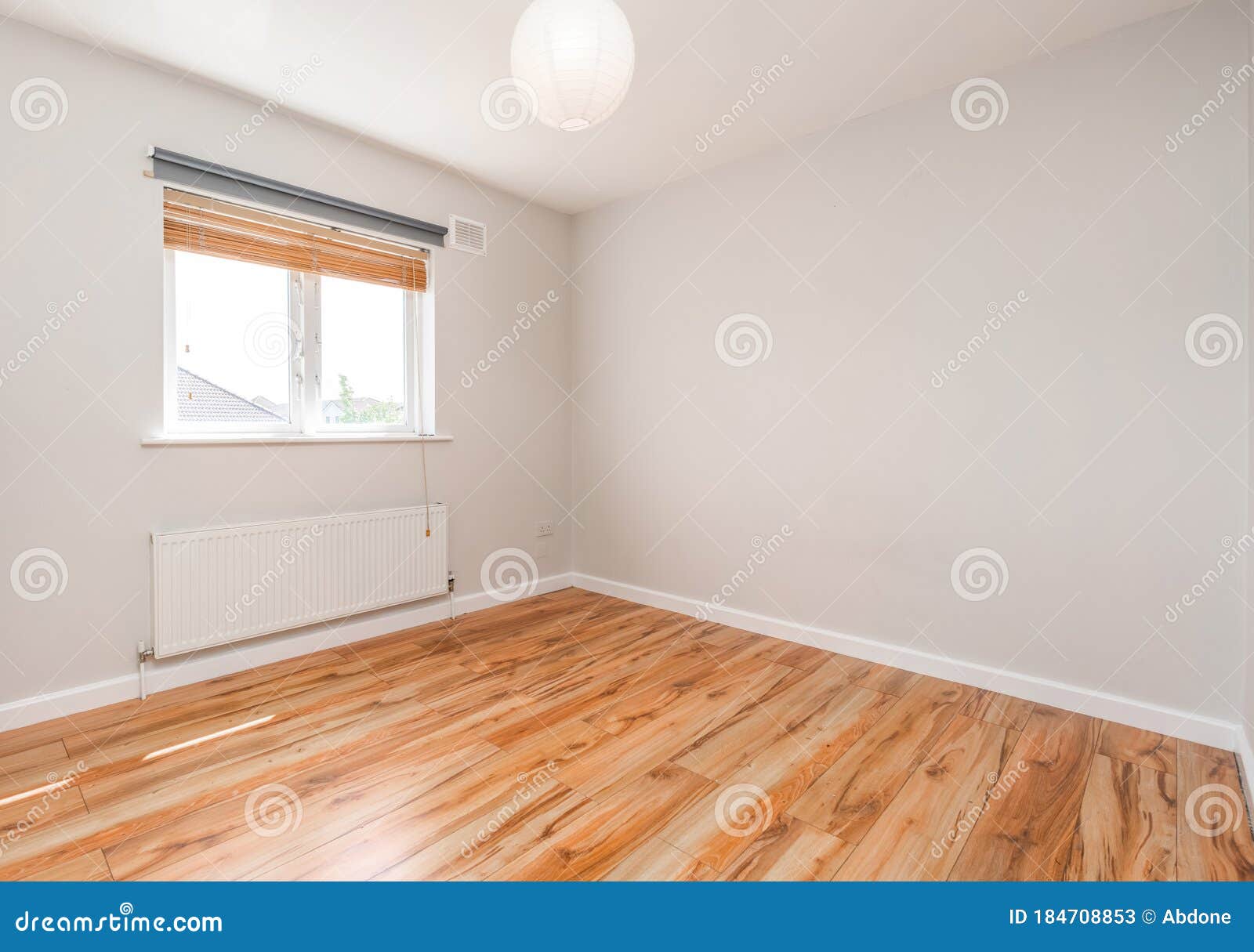 Empty room in a house stock image. Image of home, comfortable - 184708853