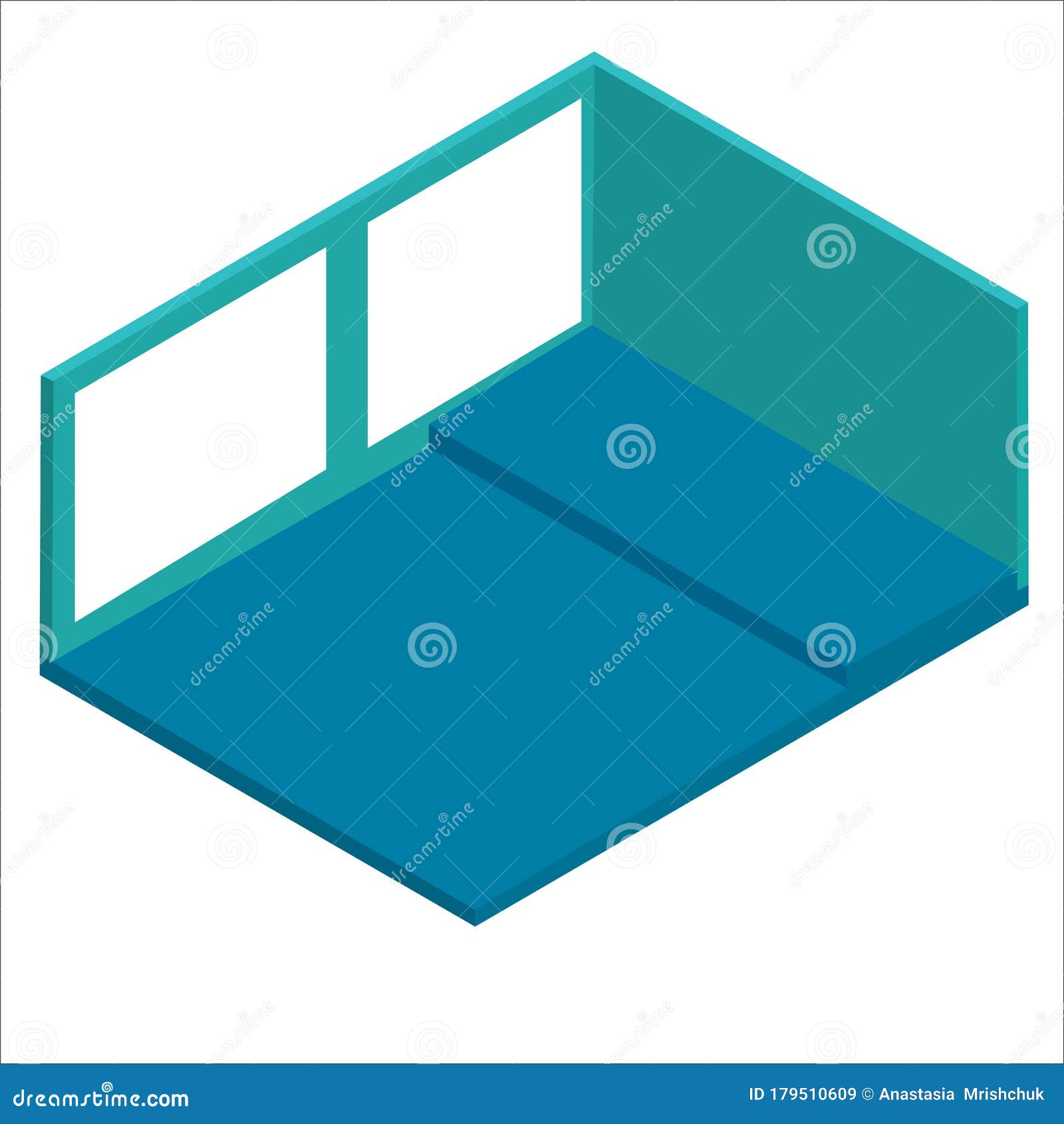 Empty Room Icon Modern Design Isolated on White Background. Vector ...