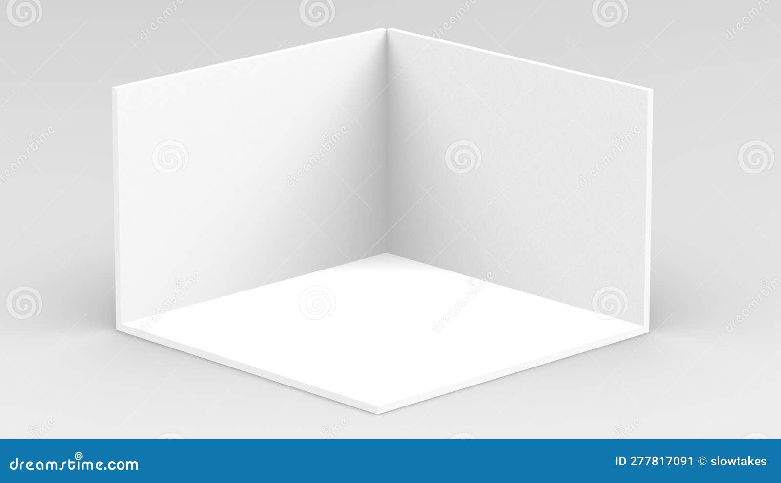 Empty Room Isometric View Minimal Interior Mock Up Hight Quality ...