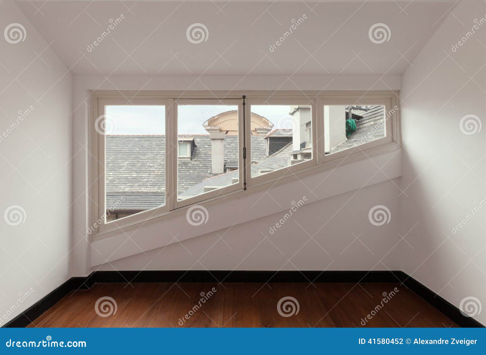 Empty room of a loft stock photo. Image of empty, classic - 41580452