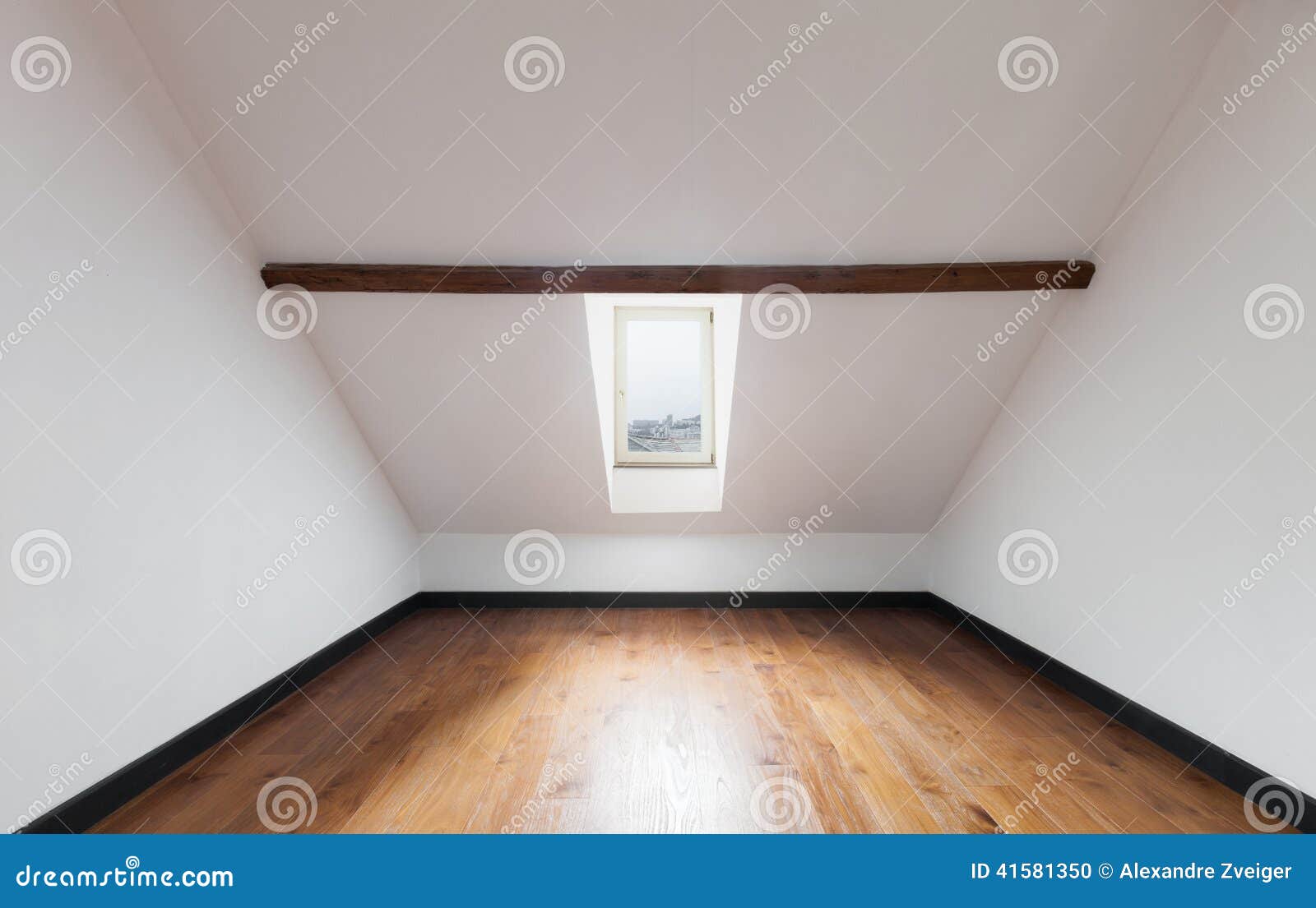 Empty Room Of A Loft Stock Photo | CartoonDealer.com #41581350