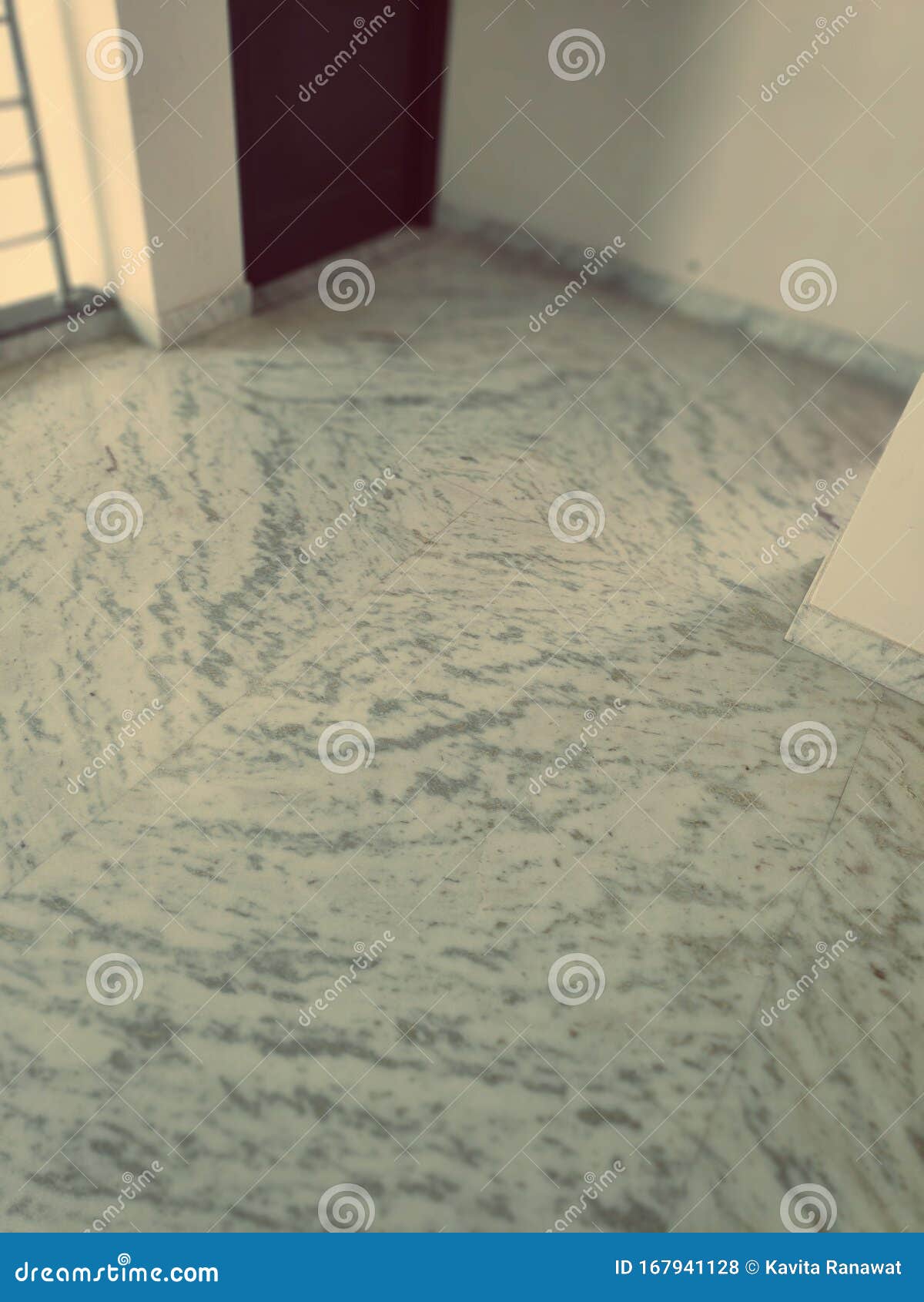 Empty Room with Marble Floor Stock Photo - Image of background, empty ...