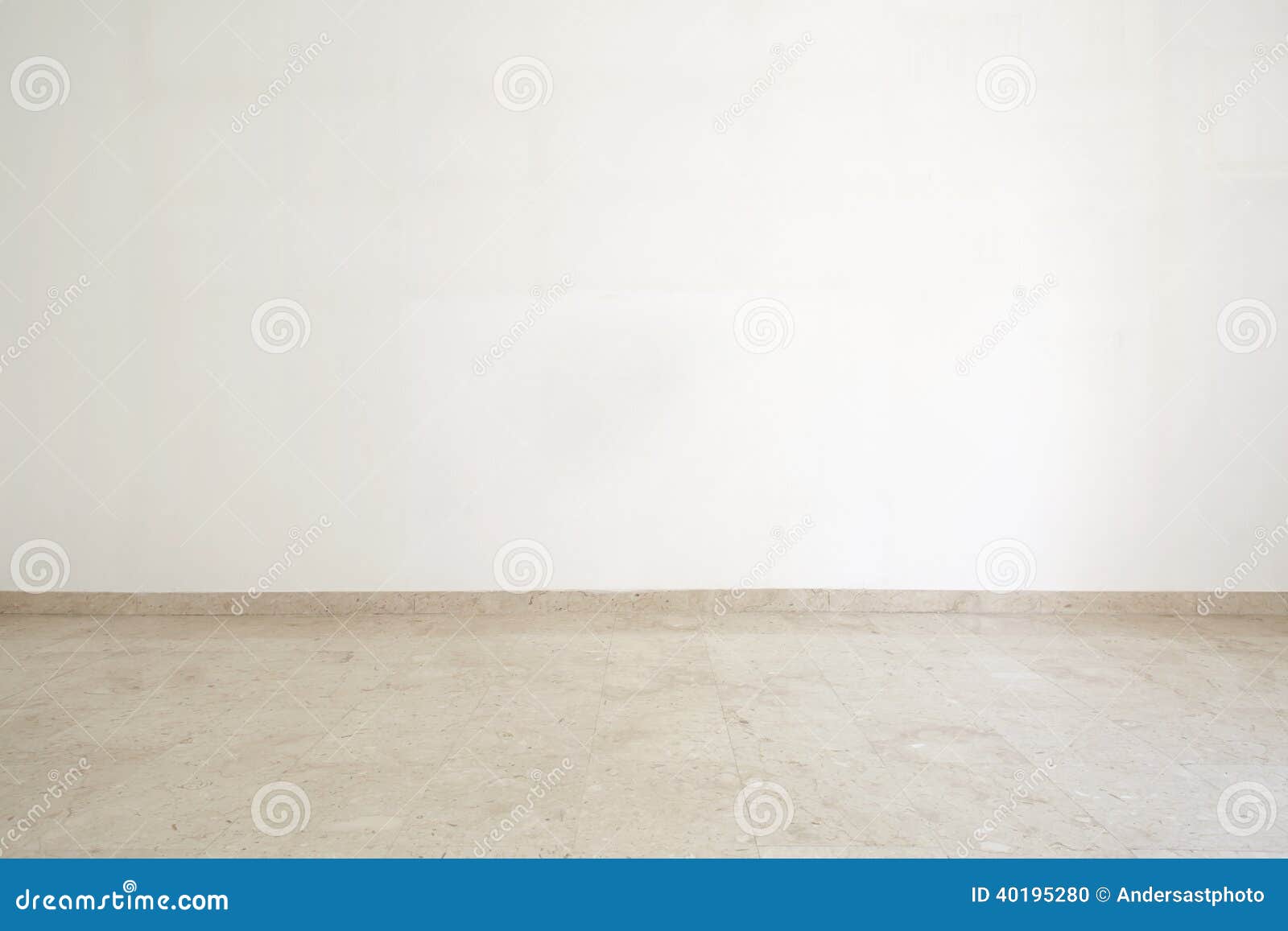 Empty Room with Marble Floor Stock Photo - Image of white, blank: 40195280