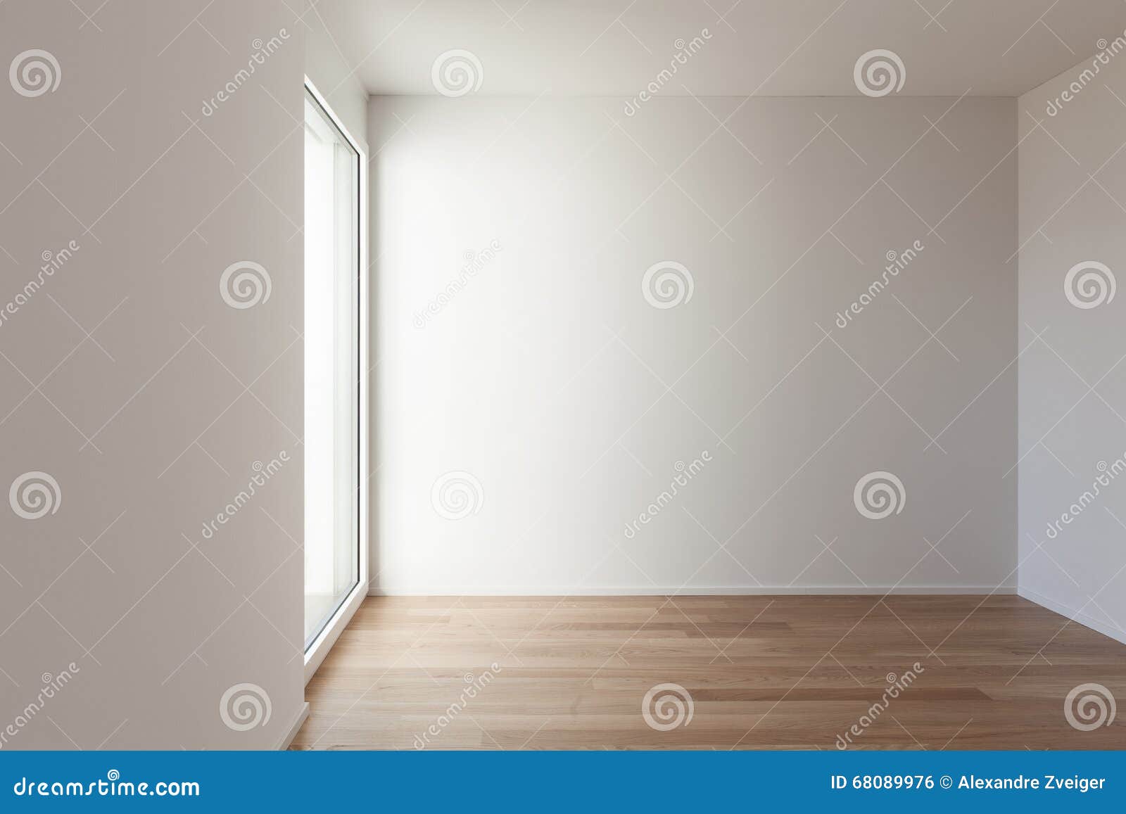 Empty Room of a Modern Apartment Stock Photo - Image of design ...