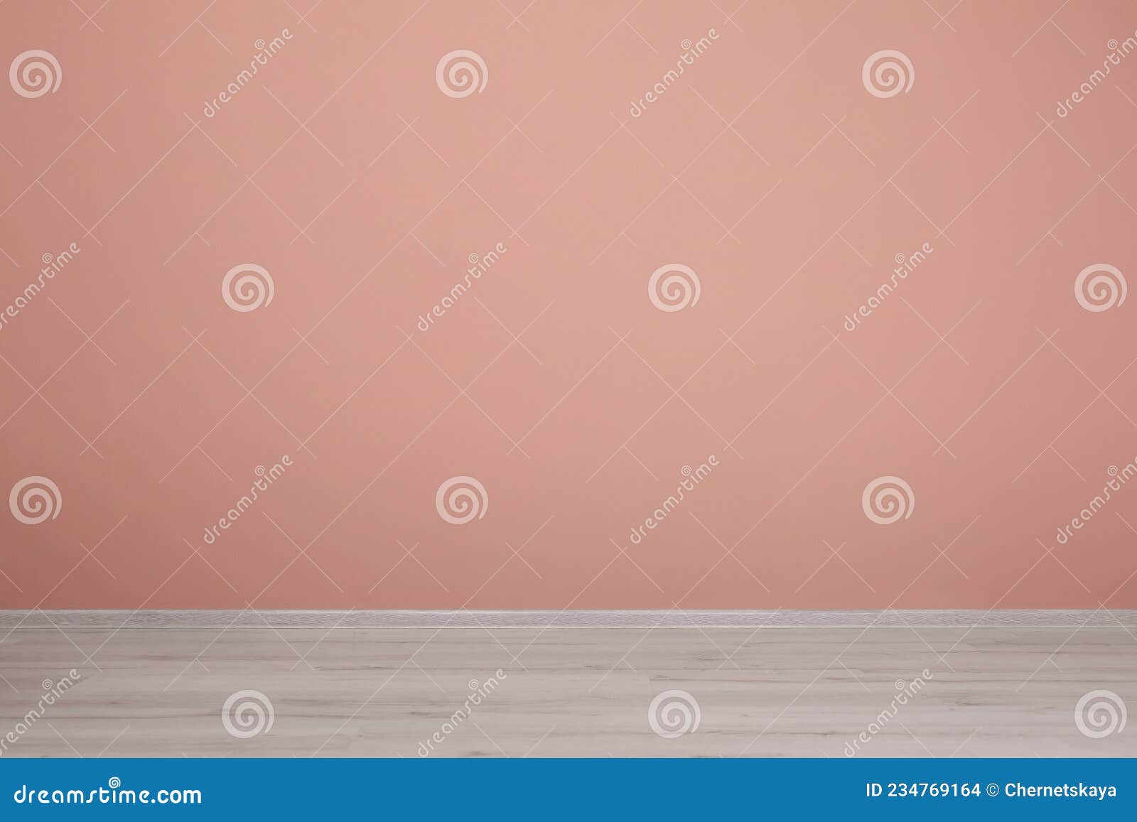 Empty Room with Pale Pink Wall. Interior Design Stock Photo - Image of ...