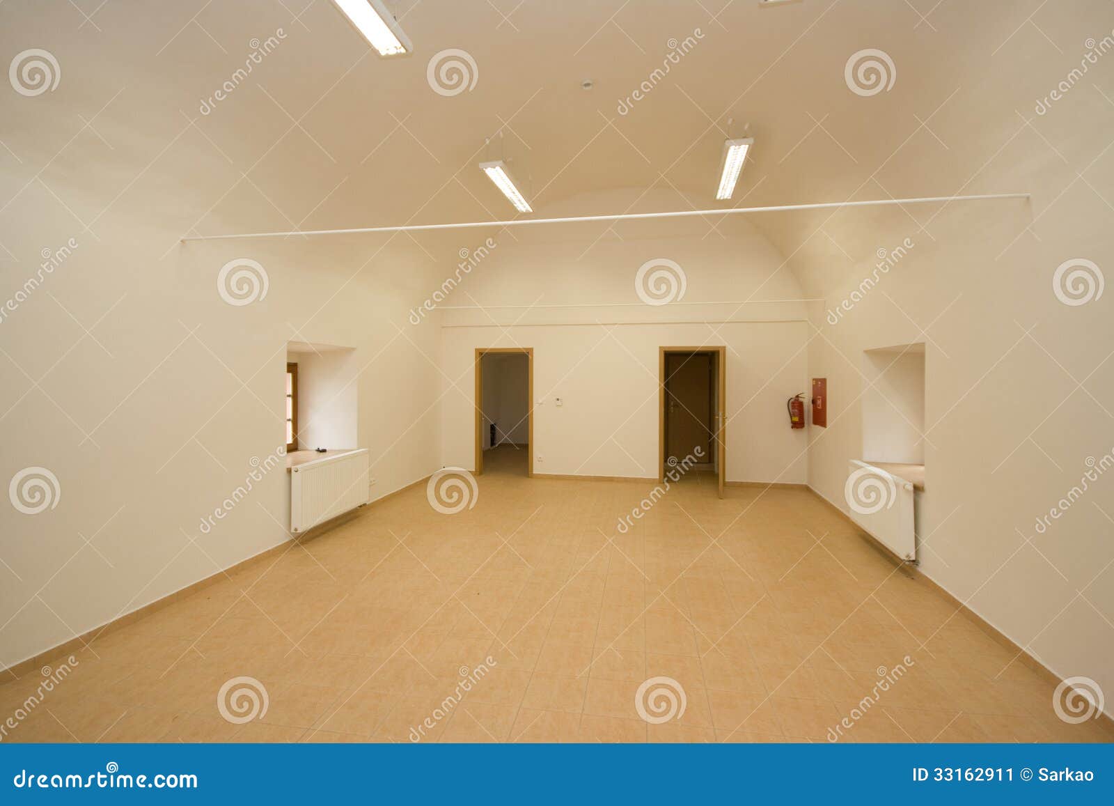 Empty room stock image. Image of large, indoor, vault - 33162911
