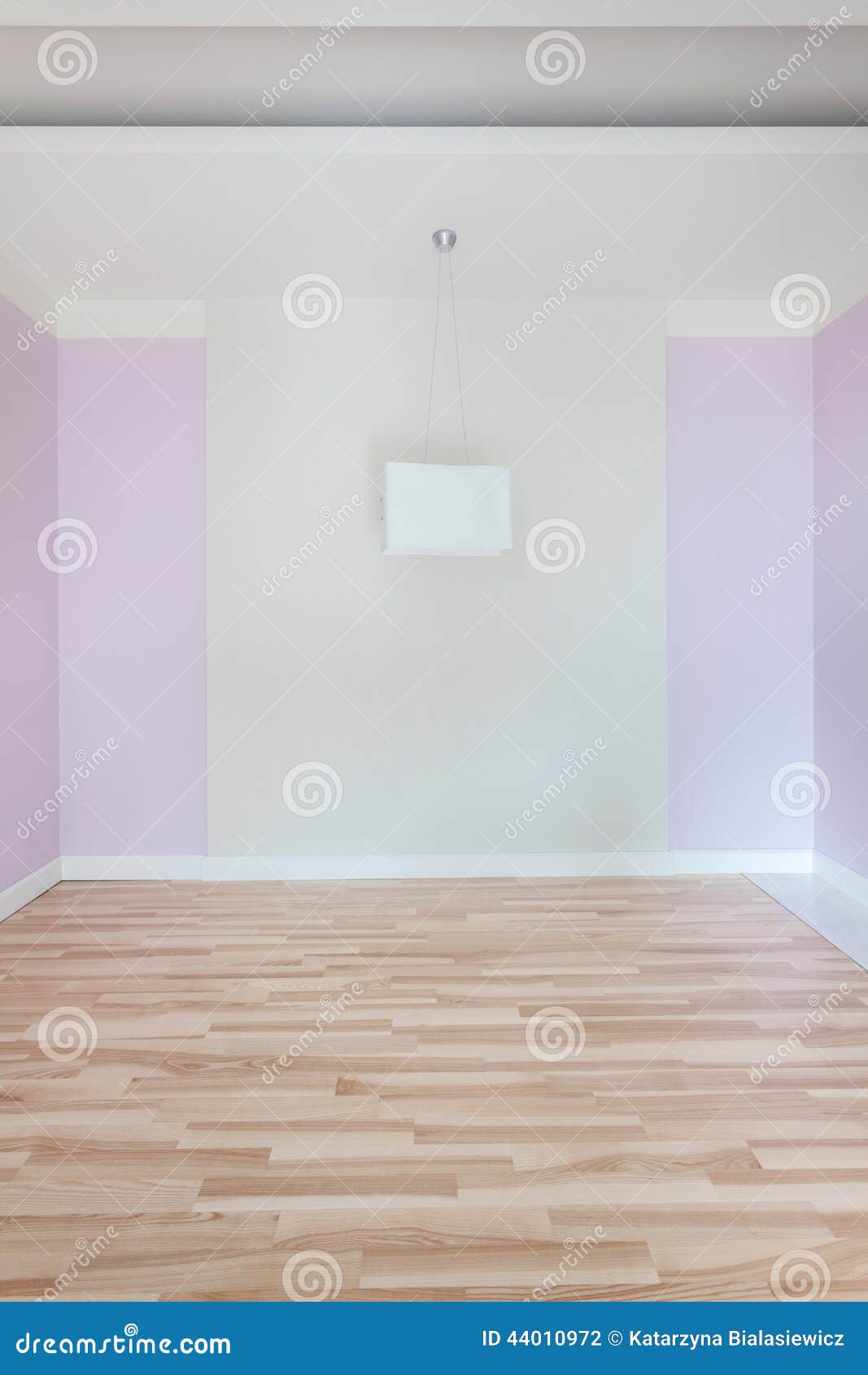 Empty room with pink walls stock photo. Image of building - 44010972