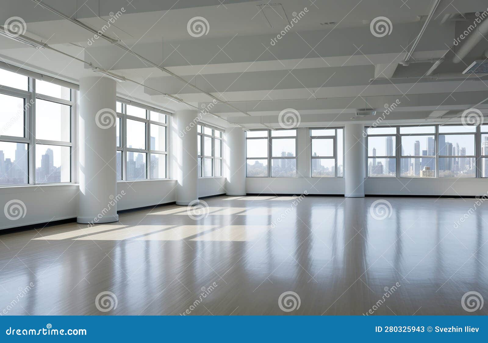 Empty Room Space for Your Imagination Stock Illustration - Illustration ...