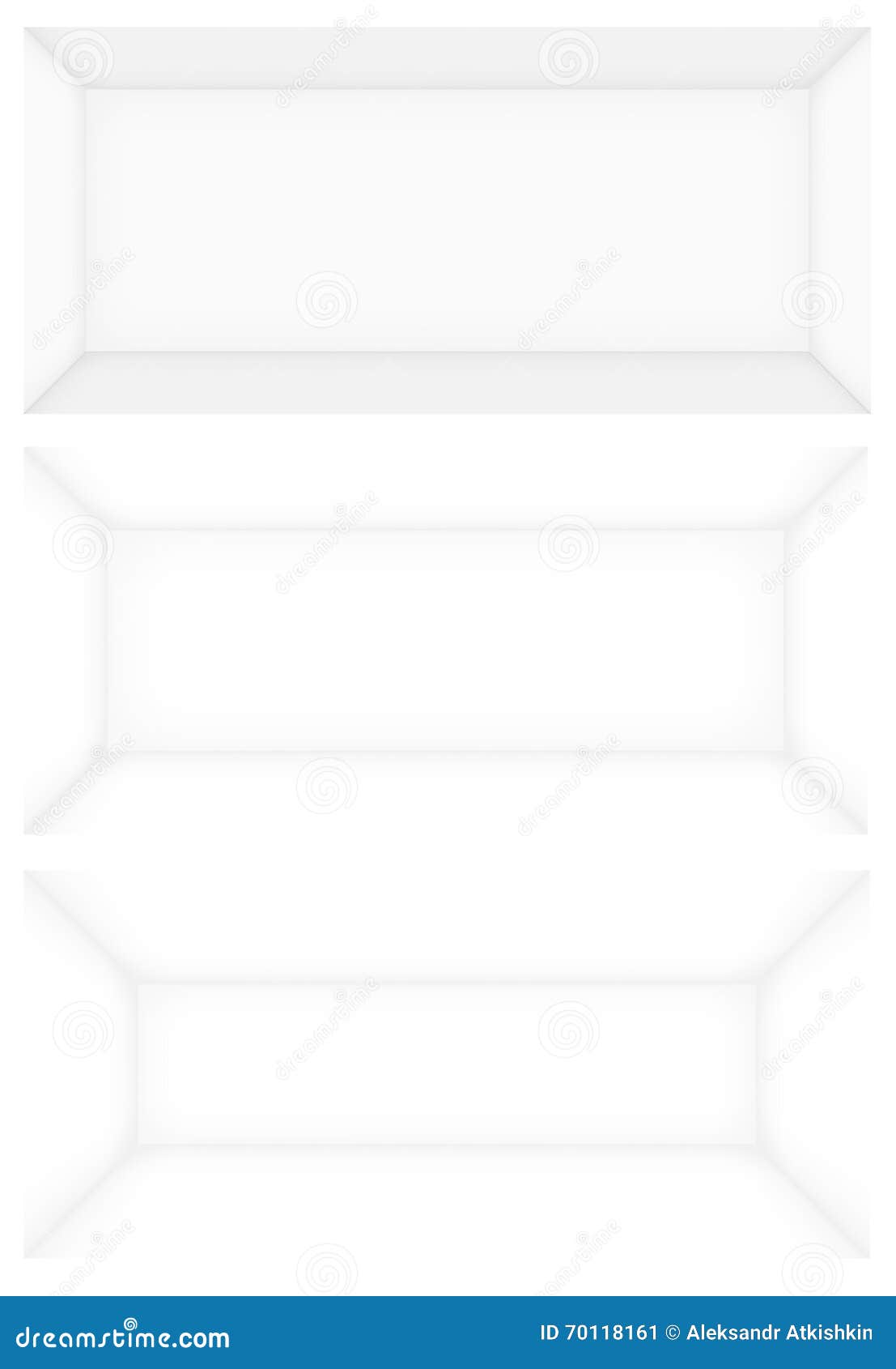 Empty room template stock vector. Illustration of case - 70118161