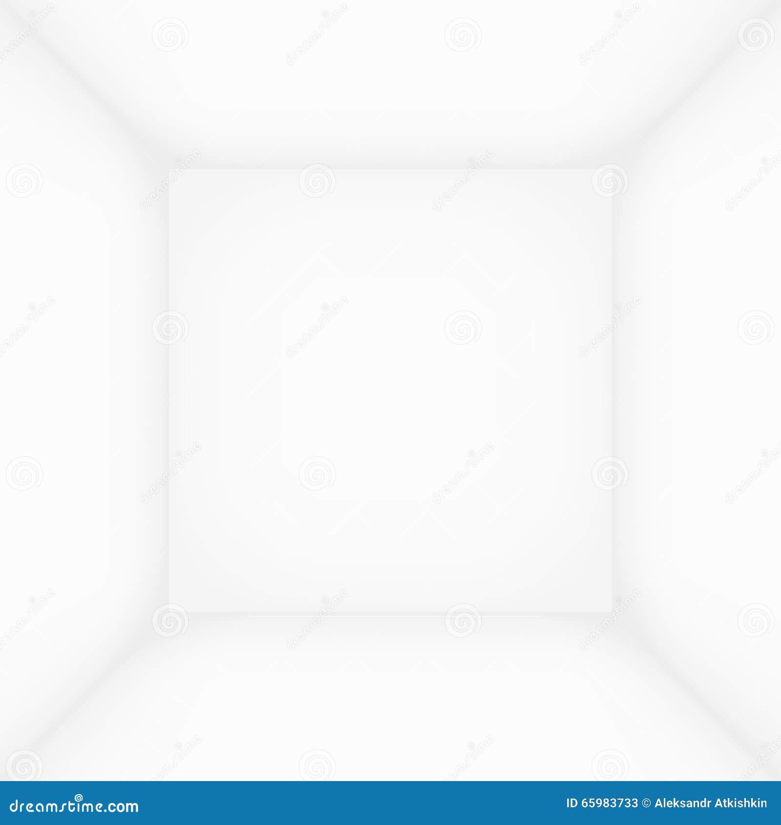 Empty room template stock vector. Illustration of showcase - 65983733