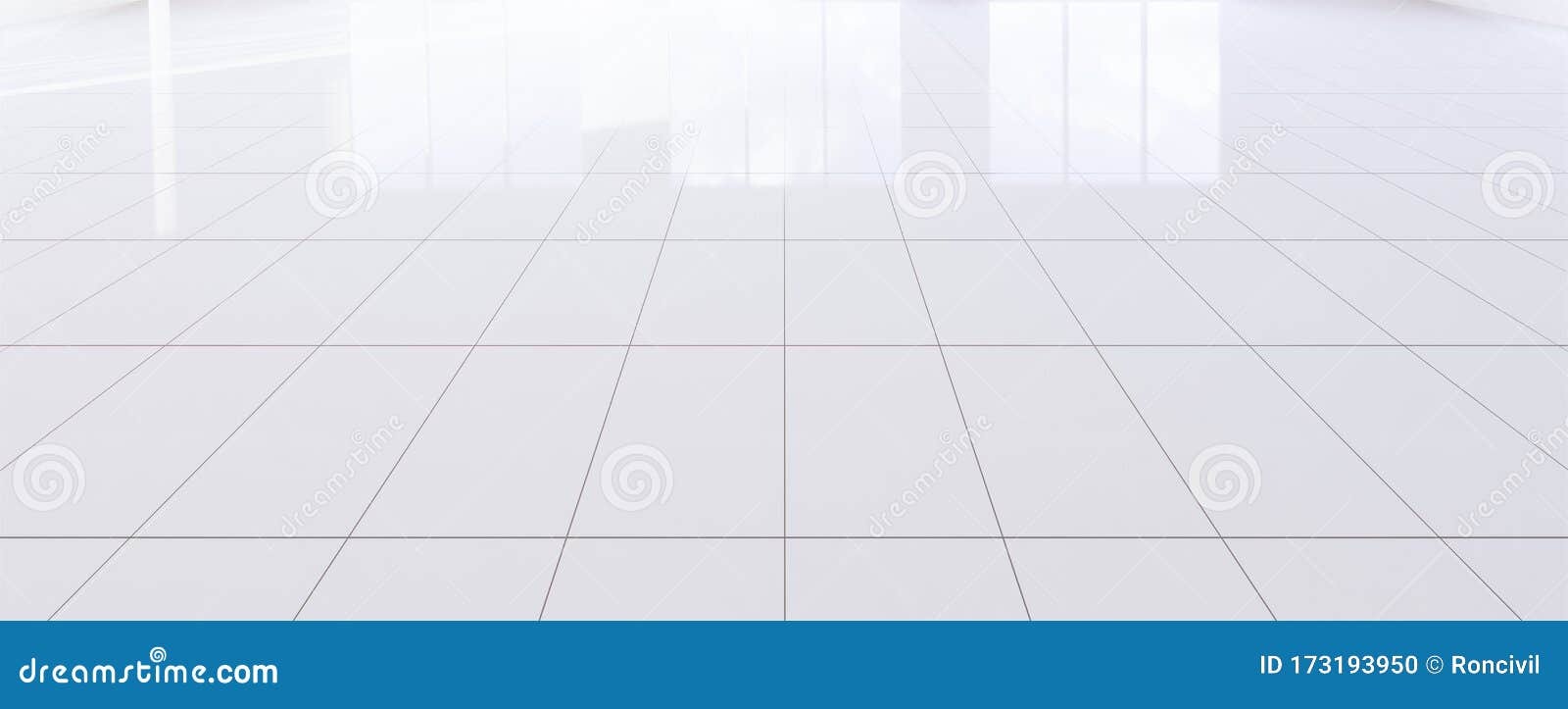 Empty room and tile floor stock illustration. Illustration of grid ...