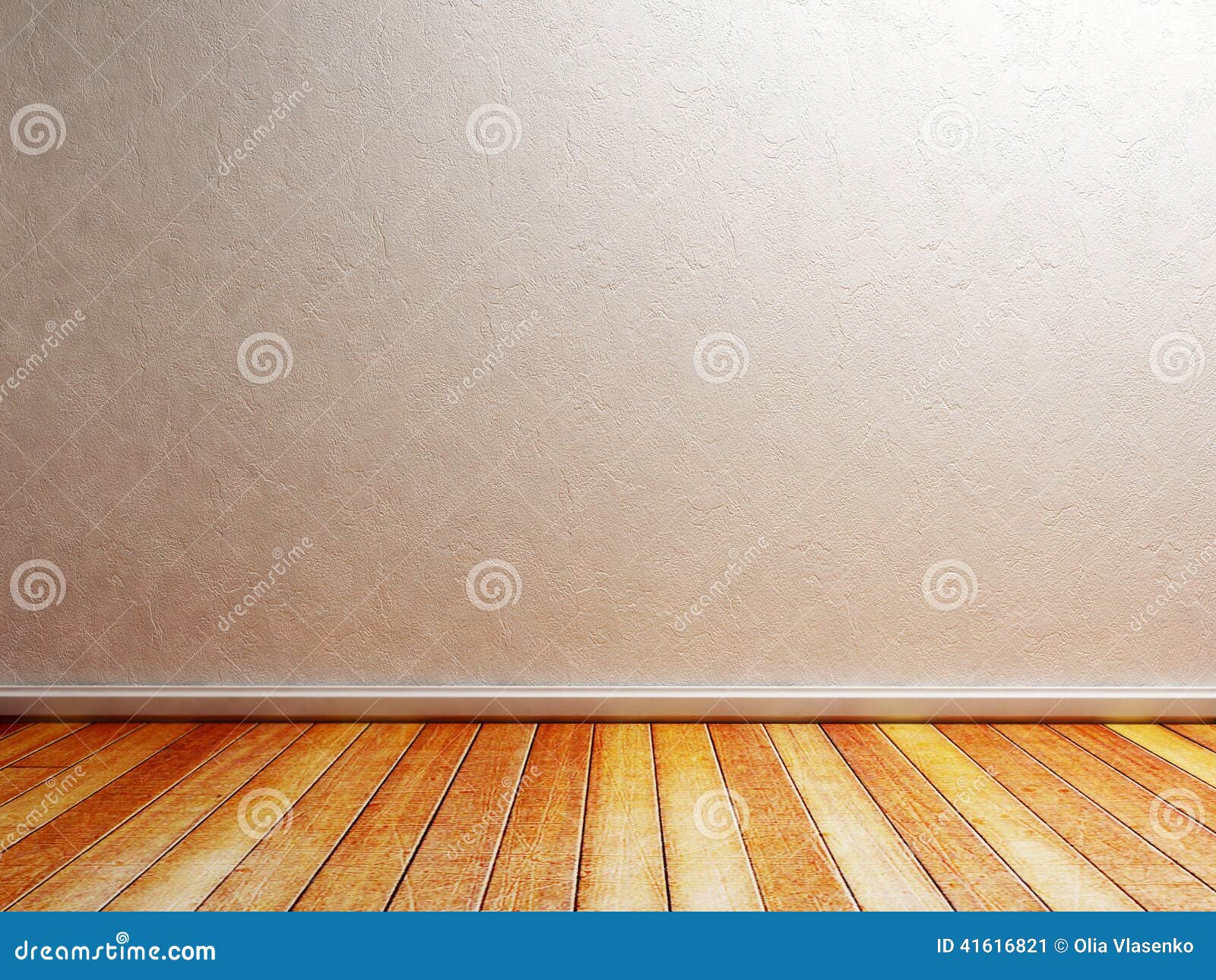 Empty Room in the Warm Pleasant Colors Stock Illustration ...
