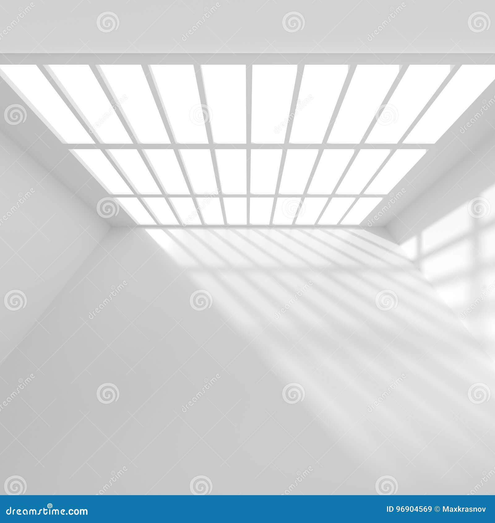 Empty Room with Window. Abstract Architecture Wallpaper Stock ...