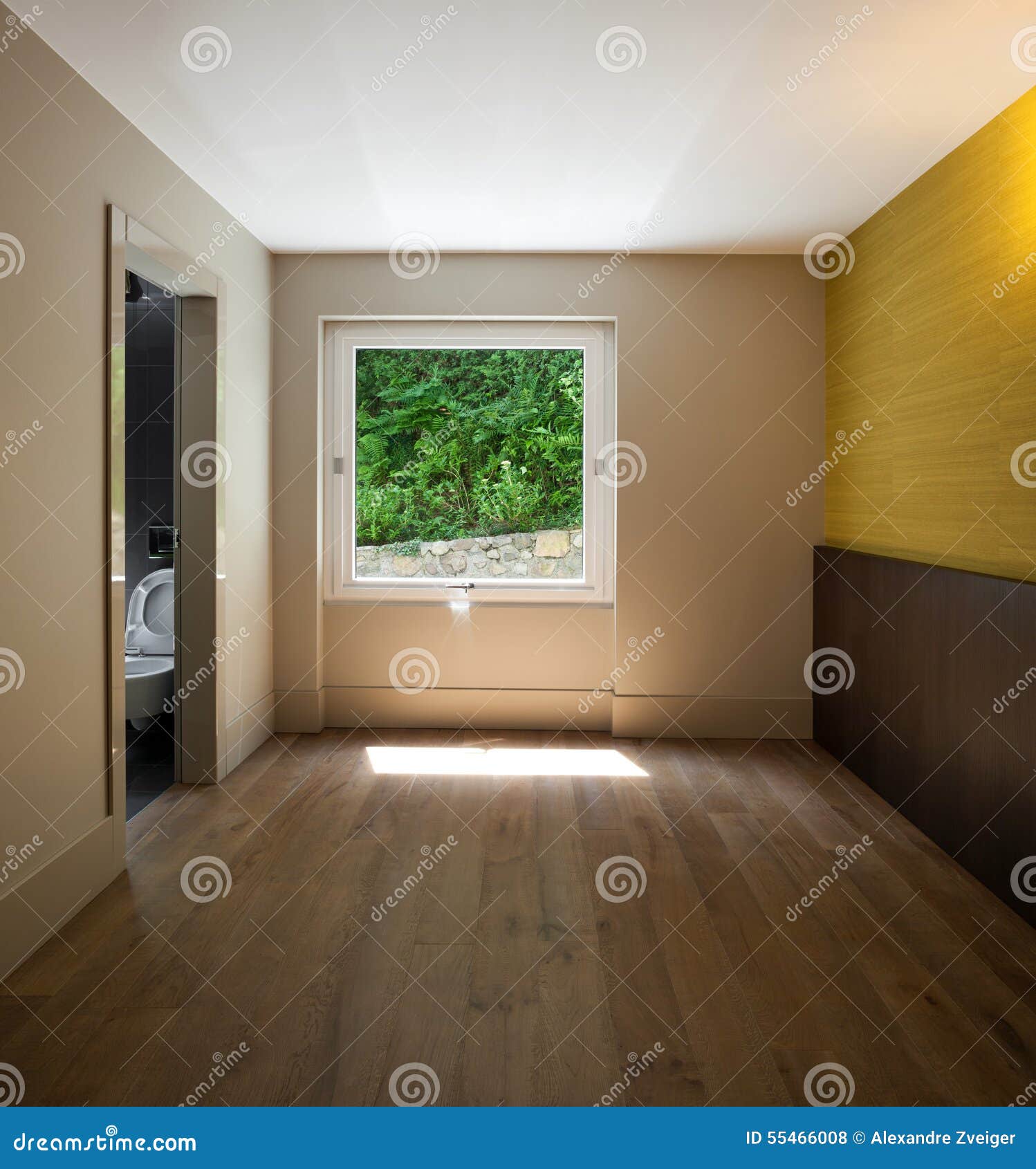 Empty room with window stock photo. Image of estate, contemporary ...