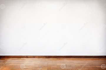 Empty Room with Wooden Parquet Stock Photo - Image of space, laminate ...