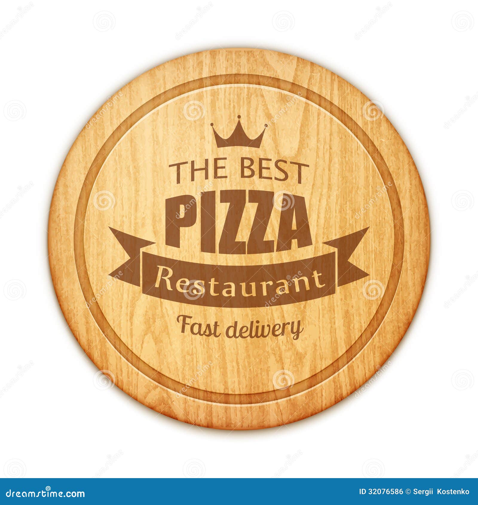 Pizza Restaurant Menu Template - Front And Back Royalty-Free Stock ...