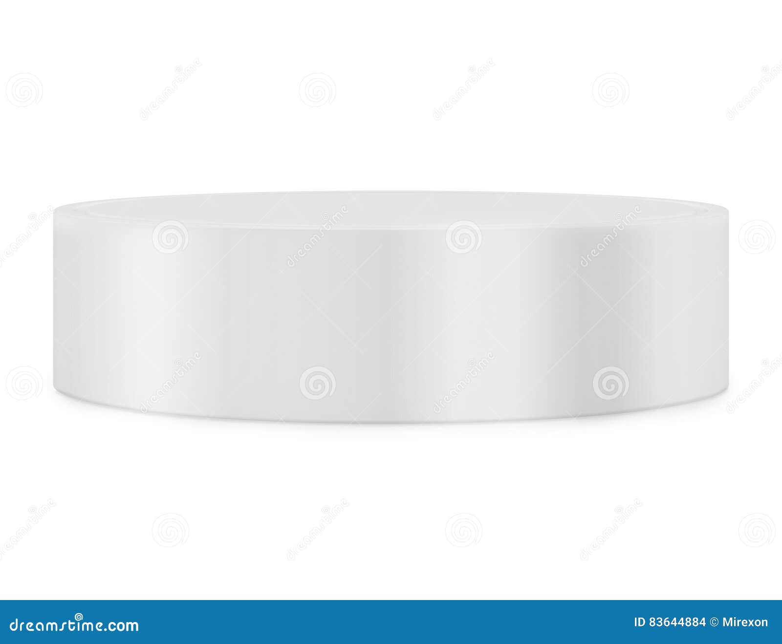 Empty Round Pedestal for Display. Platform Design. 3D Rendering Stock ...