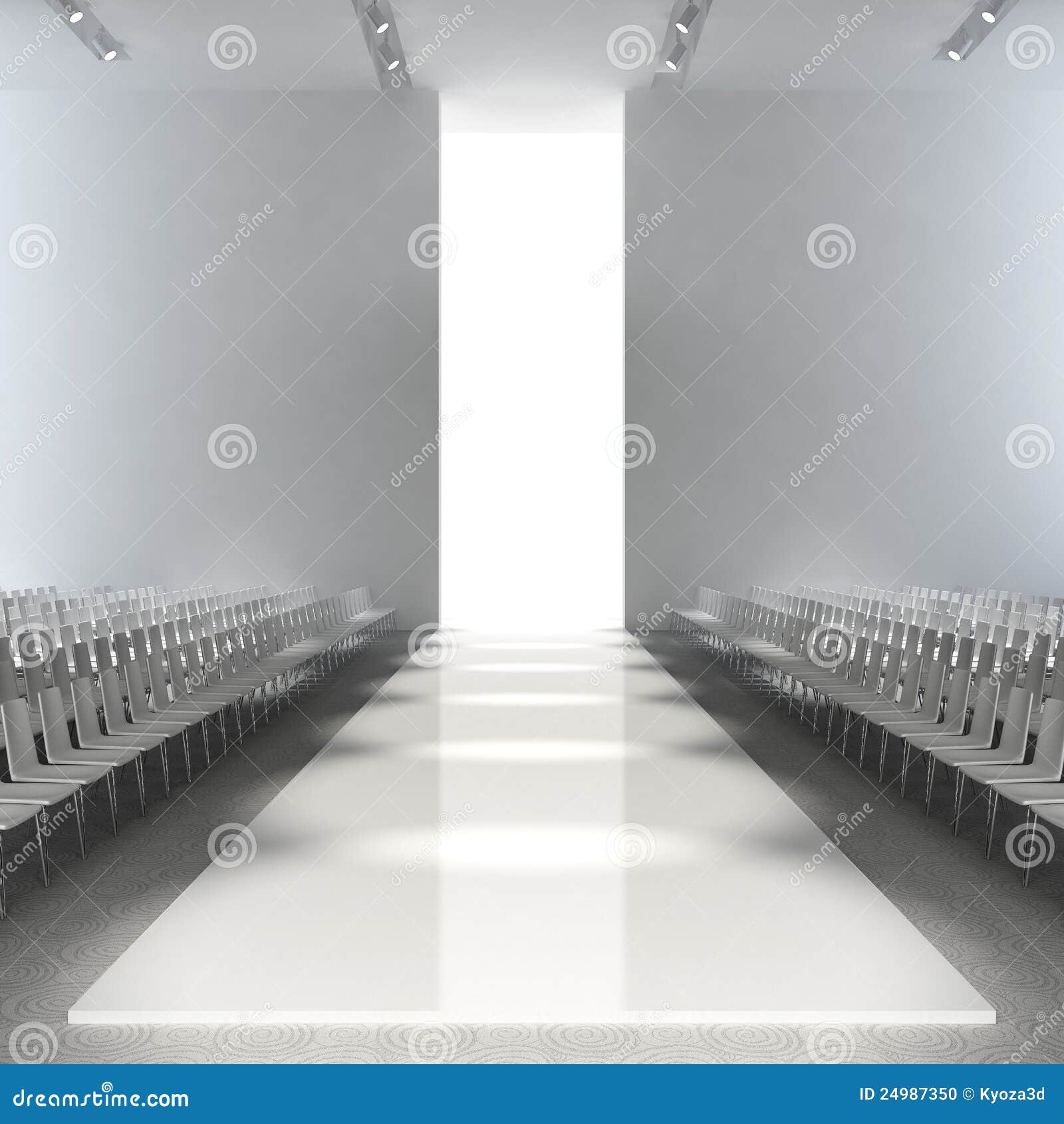 Empty runway stock illustration. Illustration of chair - 24987350