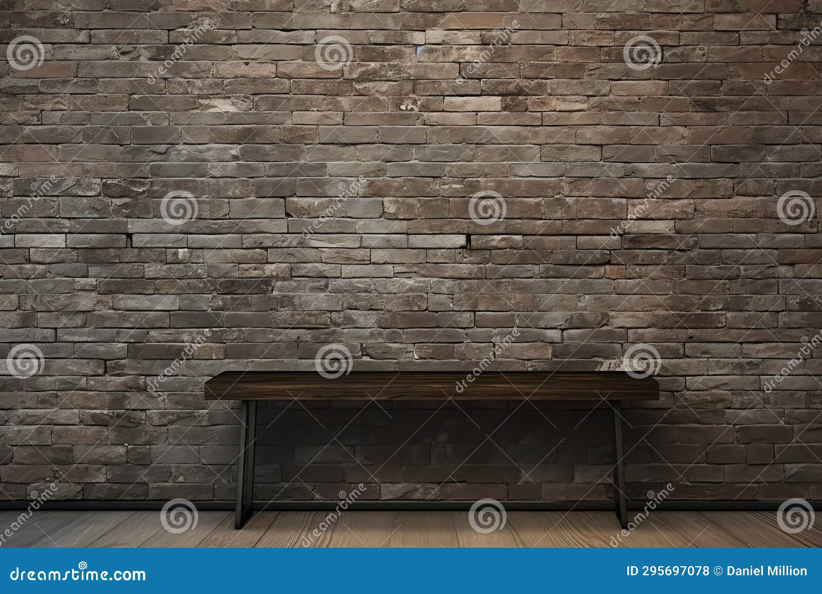 Empty Rustic Office Wall For Logo Stock Photography | CartoonDealer.com ...