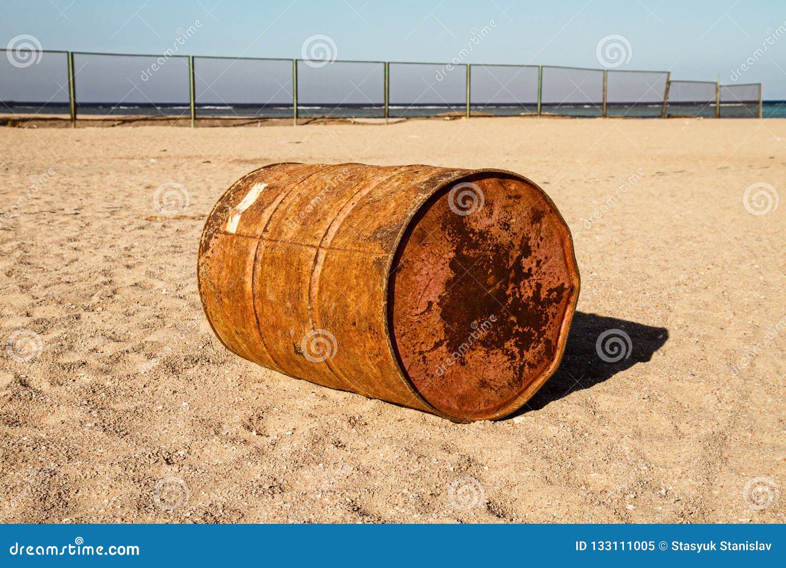 Empty oil barrel stock image. Image of dump, danger - 133111005