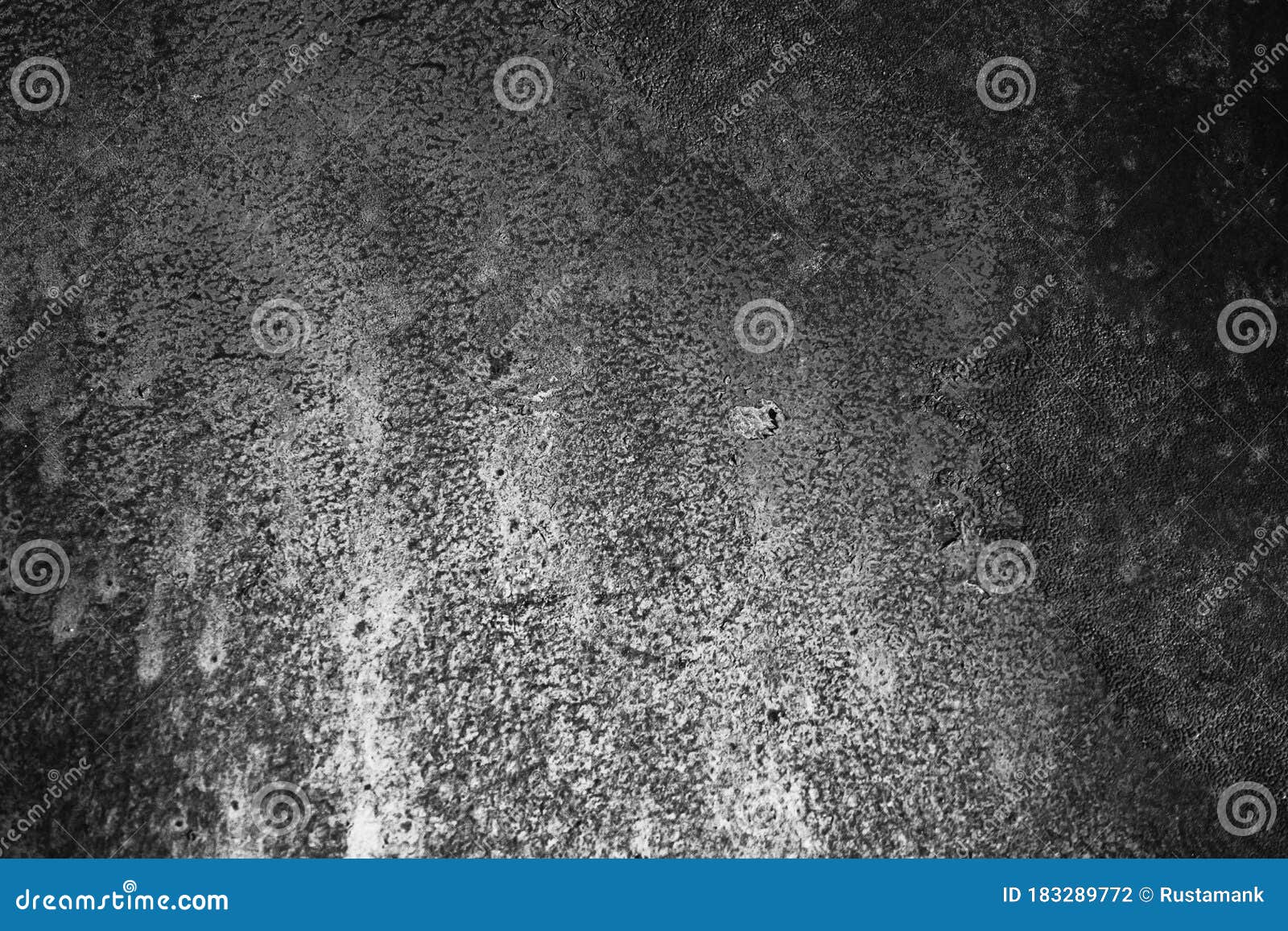 Empty Rusty Black and White Corrosion and Oxidized Background. Grunge ...