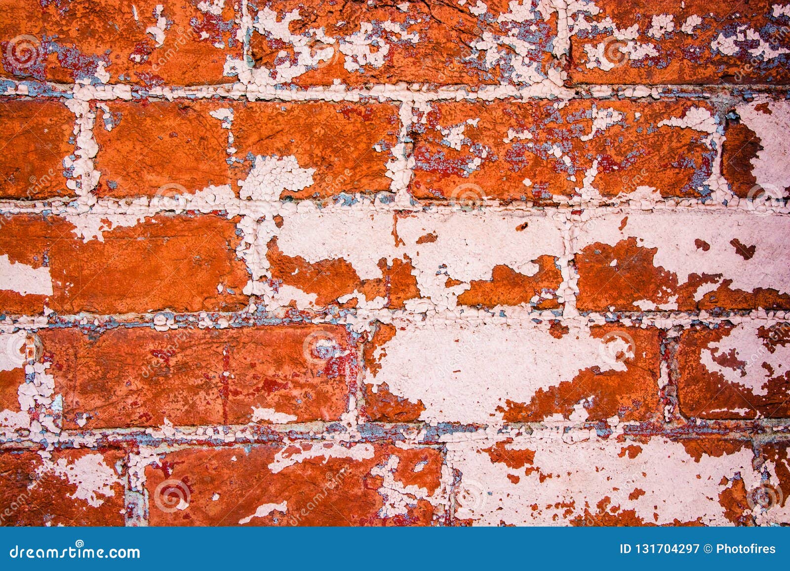 Rusty old brick wall stock image. Image of broken, cleft - 131704297