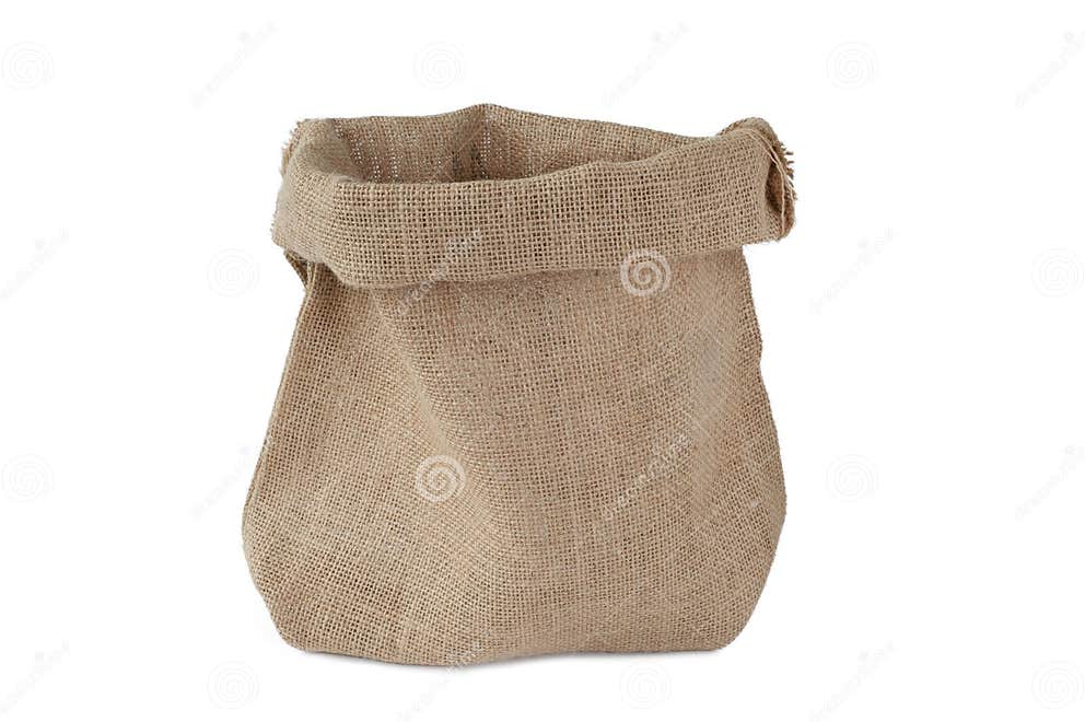 Empty sack stock photo. Image of rough, isolated, rustic - 27180826