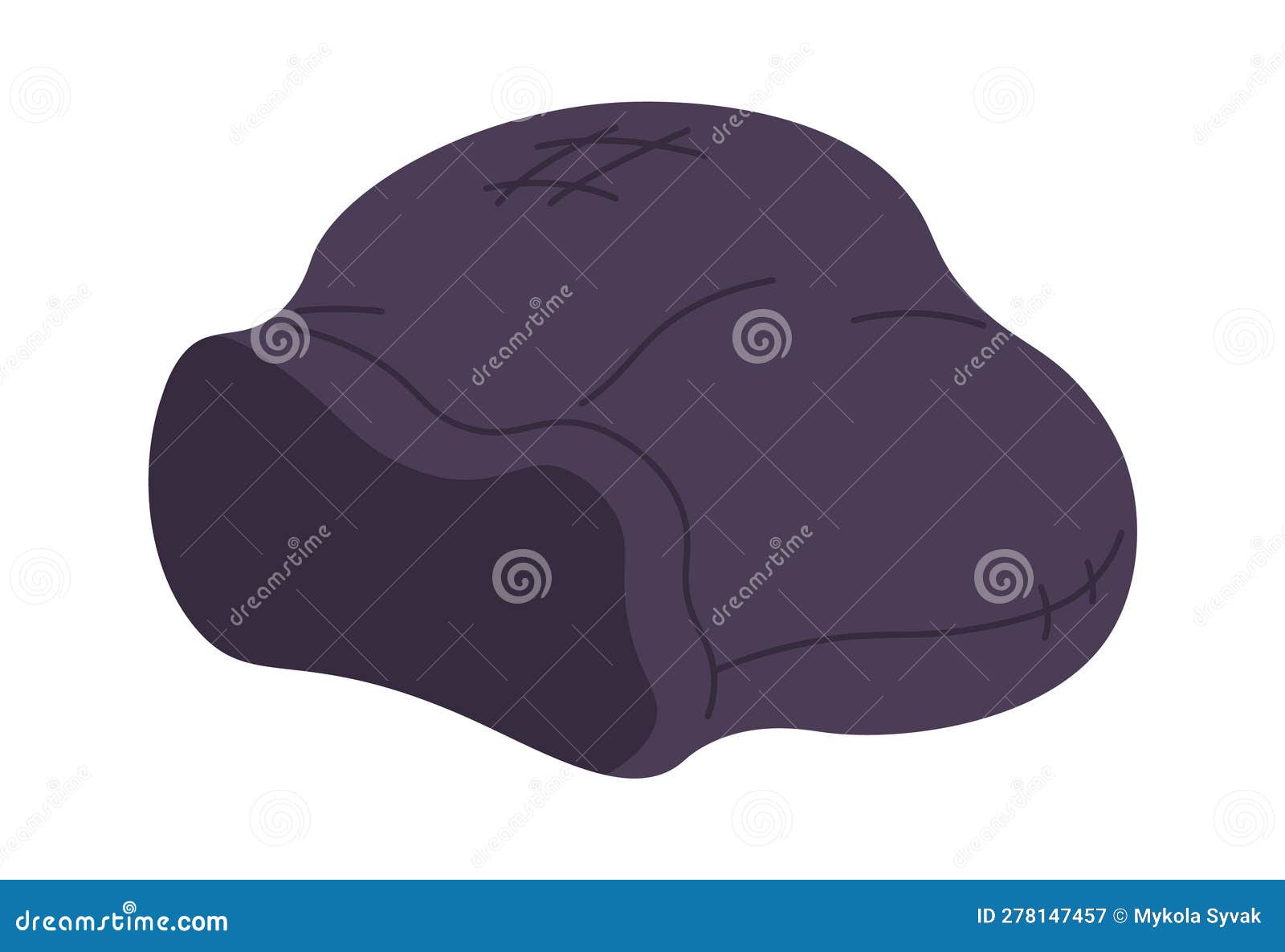 Empty Sack Bag stock vector. Illustration of background - 278147457