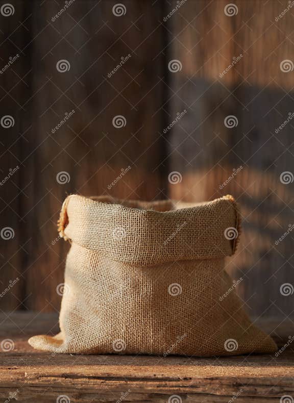 Empty Sack Bag stock photo. Image of textile, pattern - 207423822