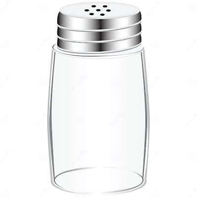 Empty salt shaker stock vector. Illustration of cellar - 25234748
