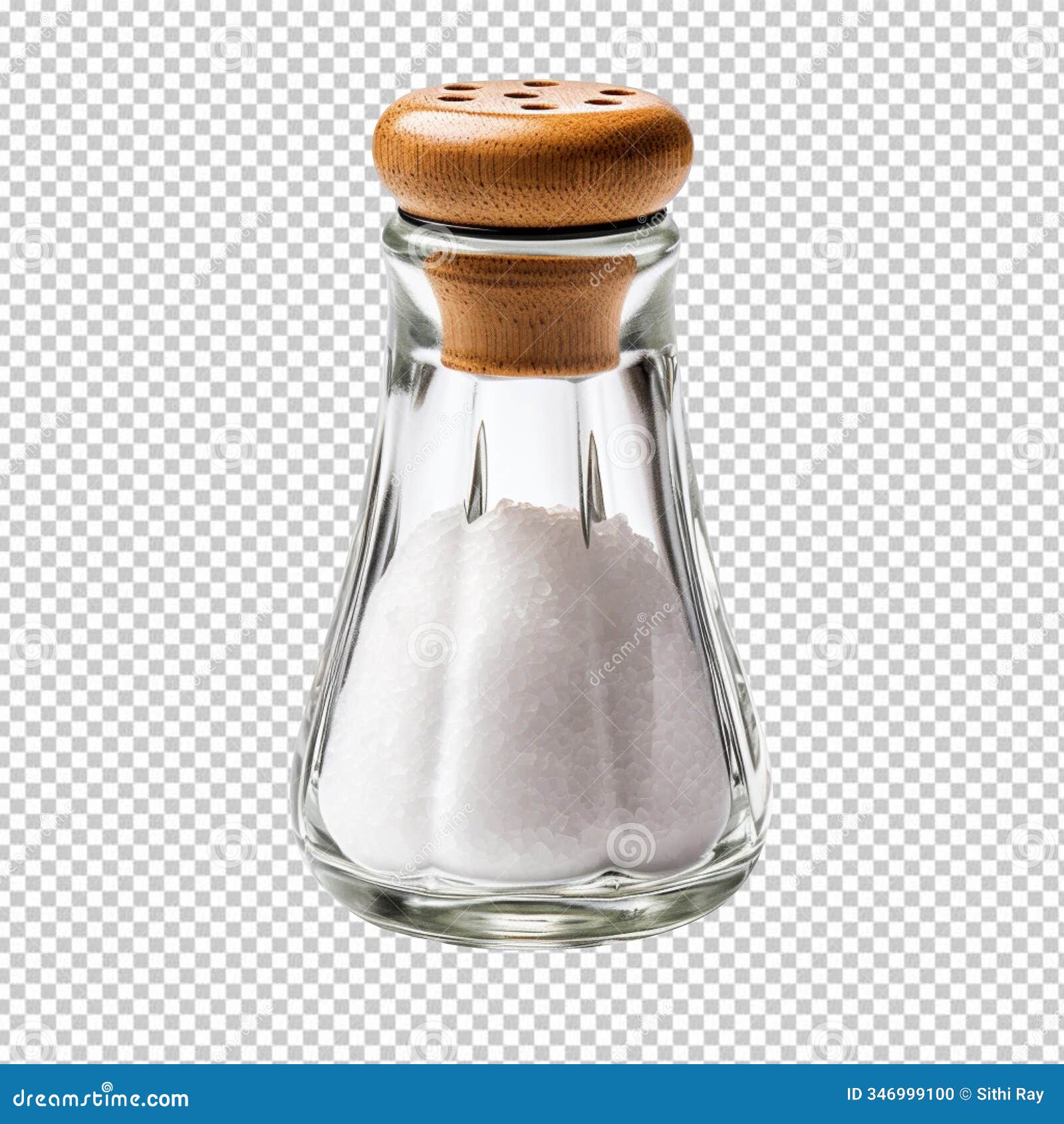 Empty Salt Shaker Isolated on Transparent Background Stock Illustration ...