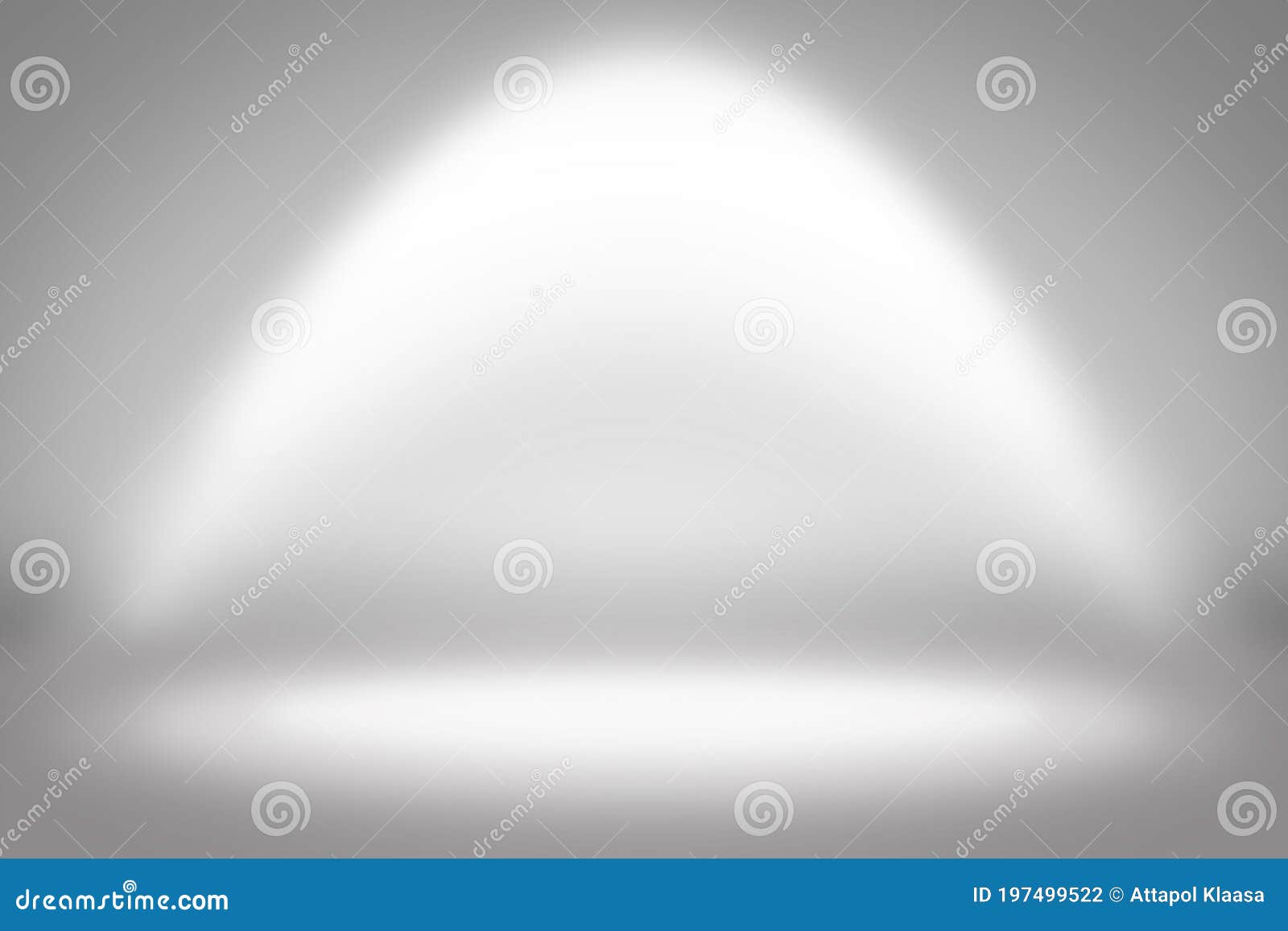 Empty Scene Light Background with Spotlights Stock Illustration ...